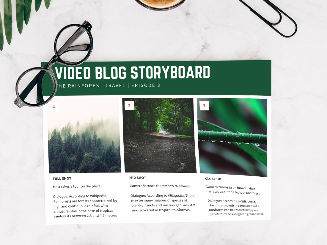 Storyboard Template Free Download | Custom Printable Templates Design ...