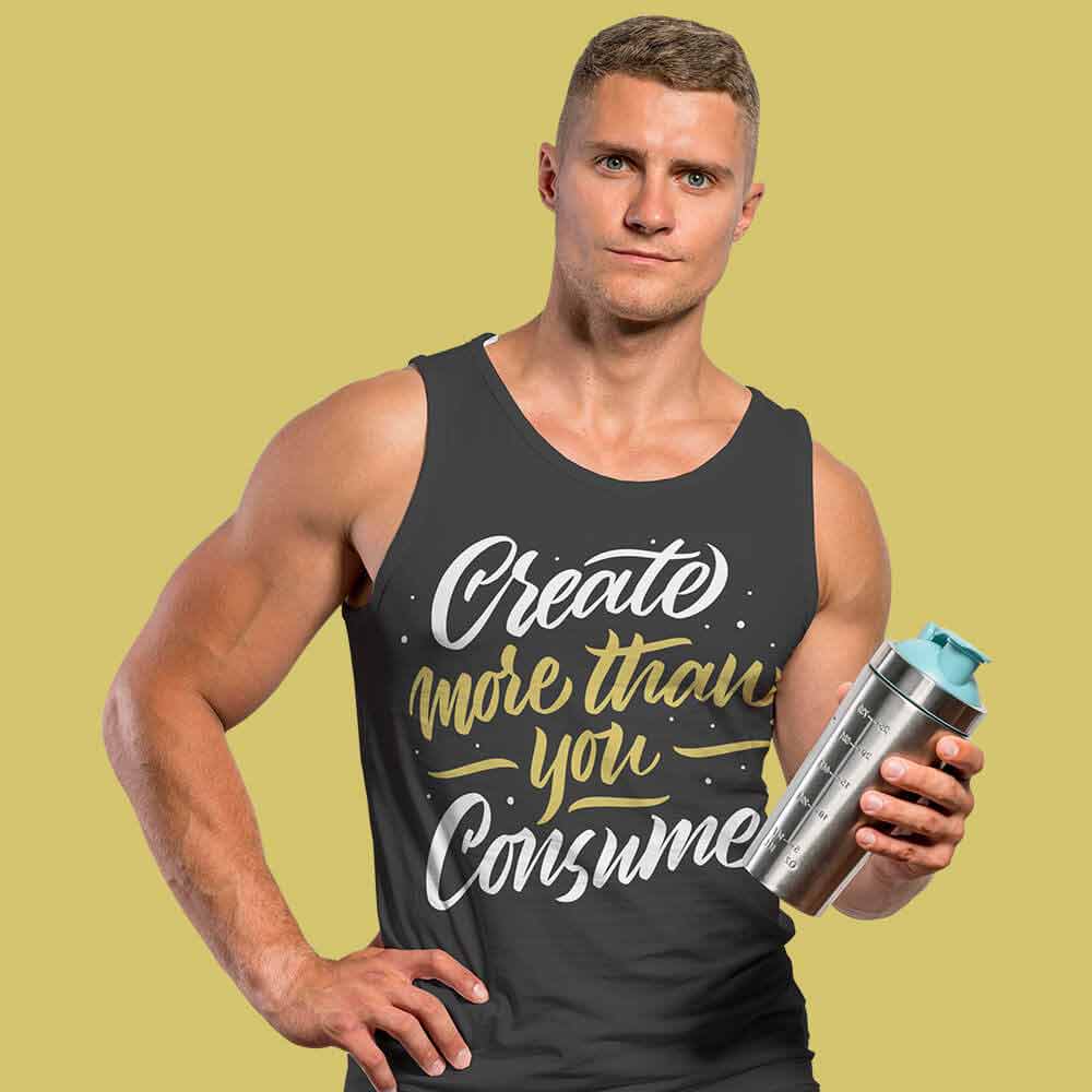 Buy Men's Tank Tops Printed and Stylish | Printshop