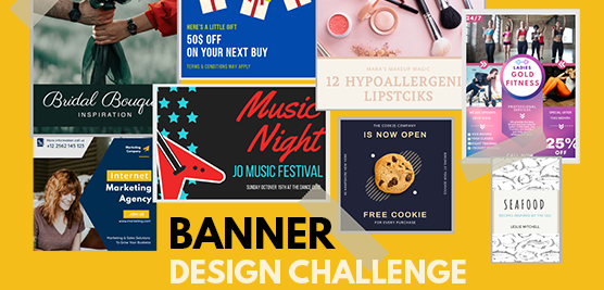 Let the world know you are up for Banner Design Challenge