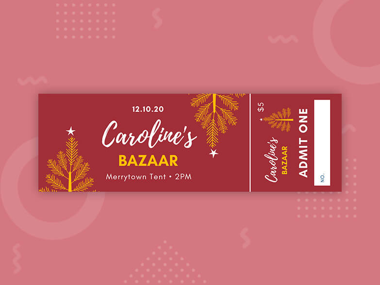Free Event Ticket Maker | Create Event Ticket Online | Designhill