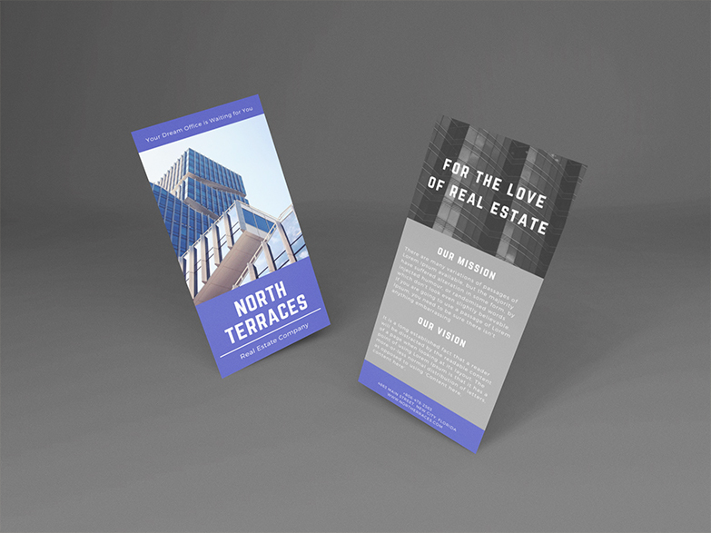 Free online Rack Card Designs with Deisgnhill's Rack Cardmaker