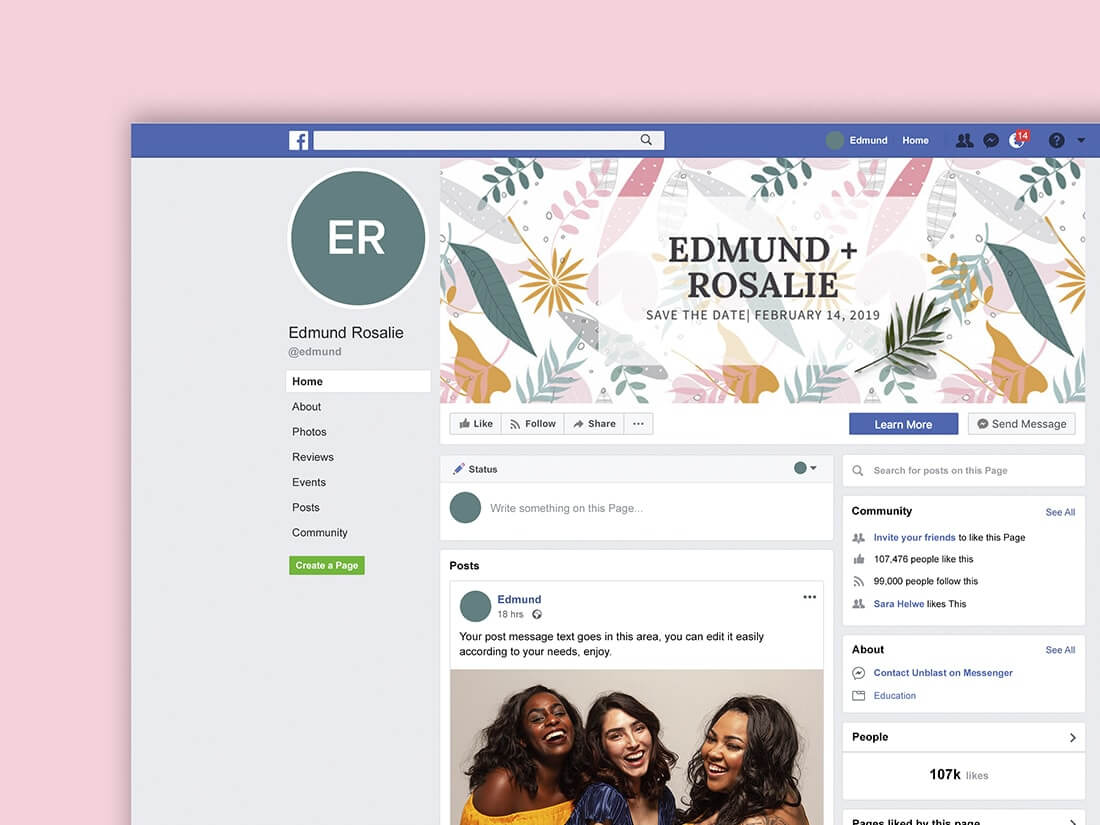 Facebook Banner Maker | Facebook Banner Creator | Designhill