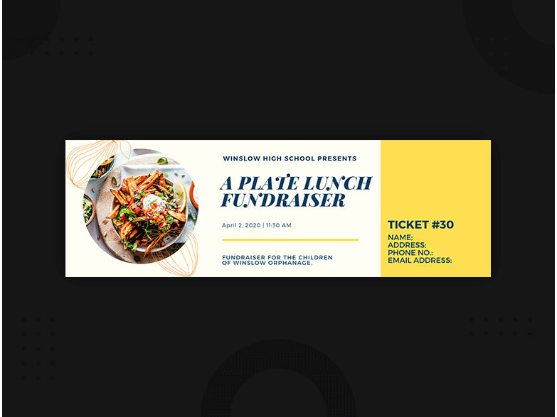 Ticket Size Designhill