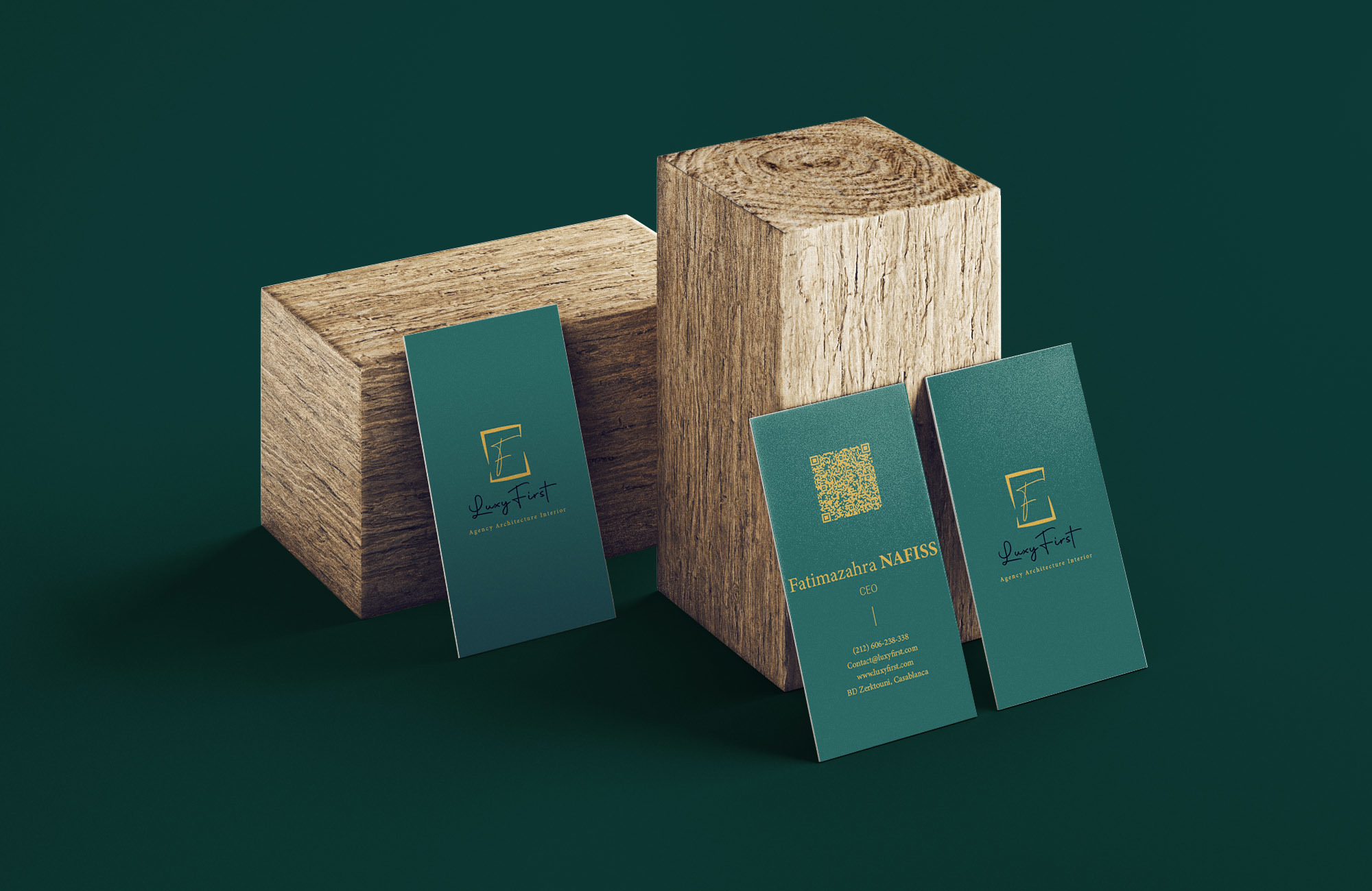 Business Card Luxy First By Anas Ettahiri 343888 - Designhill