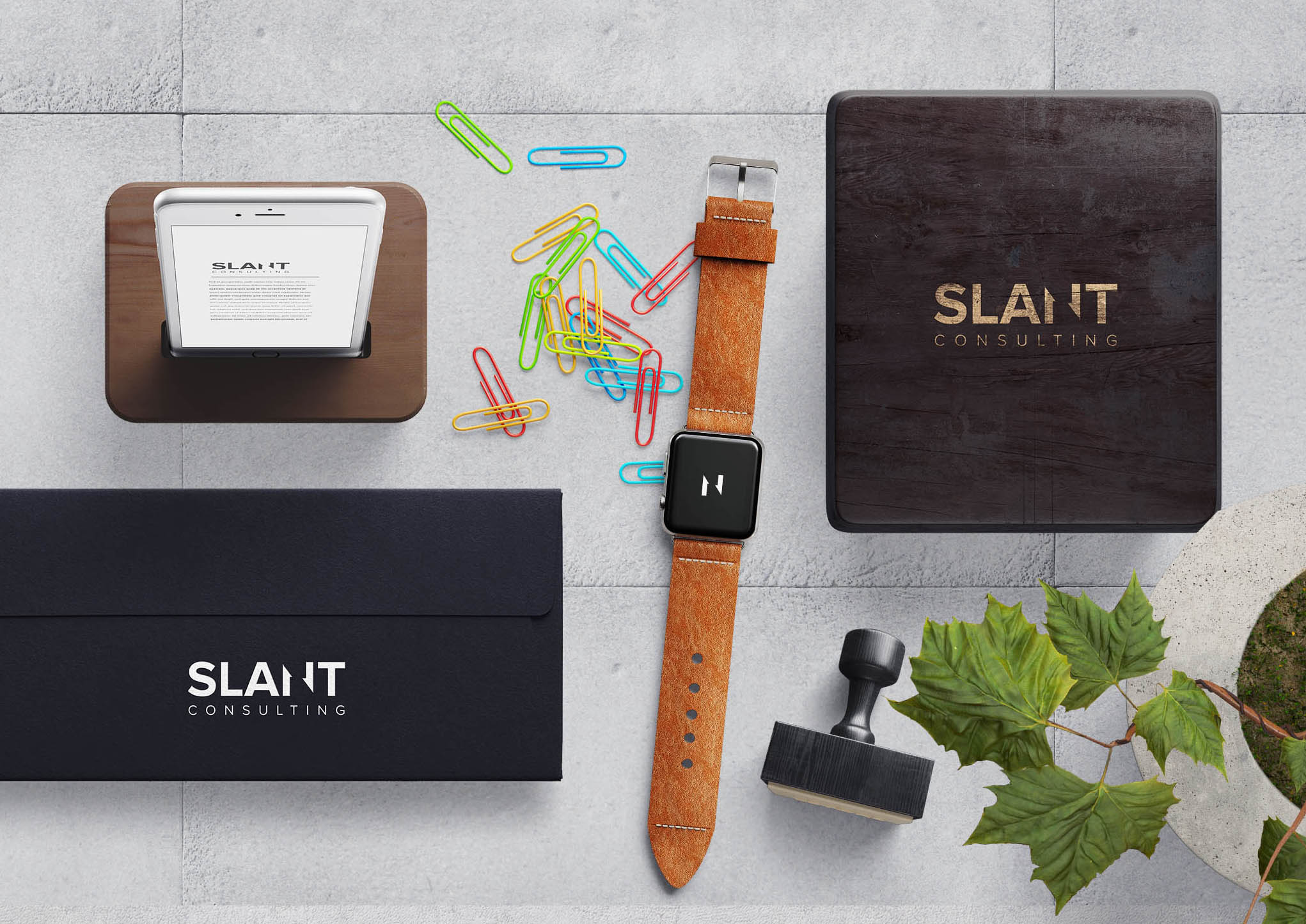 SLANT - Logo & Brand Identity BY Goce1004 17938 - Designhill