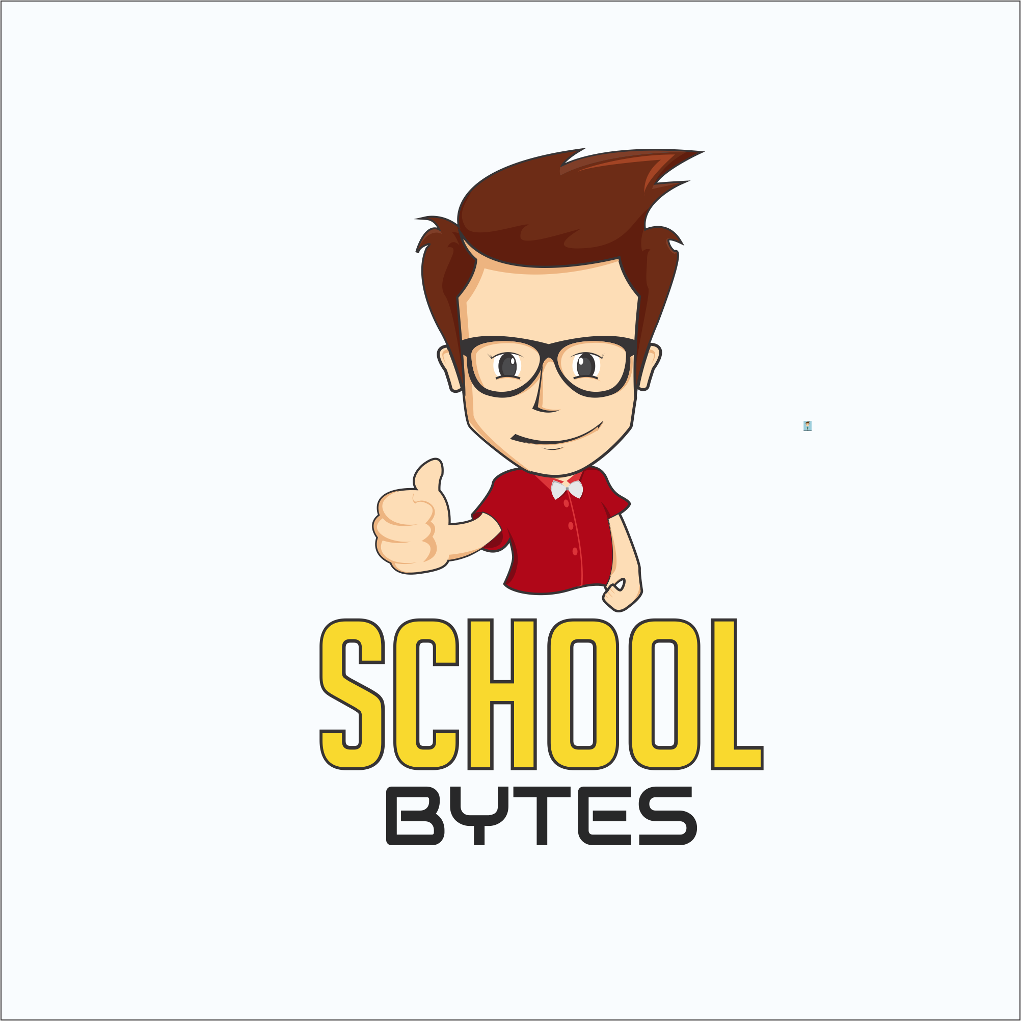 School Bytes Logo By Erwin Erfian 34279 - Designhill