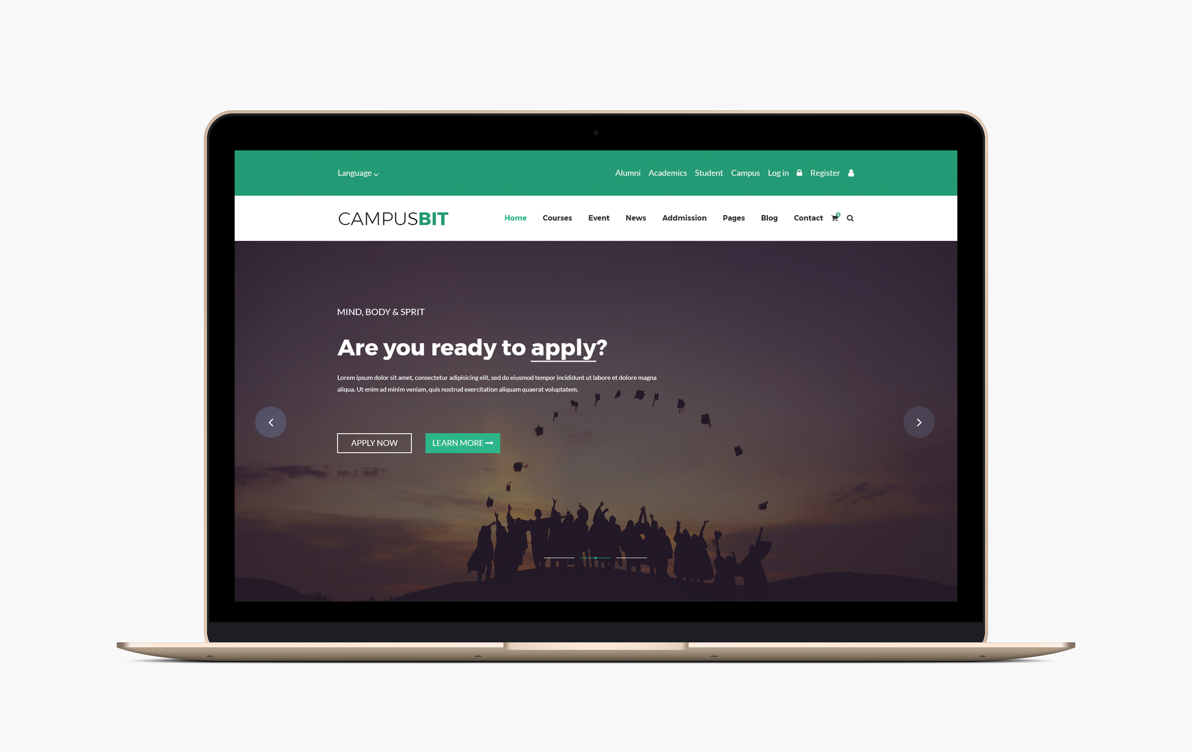 University Web Page Design By Rocky 47708 - Designhill