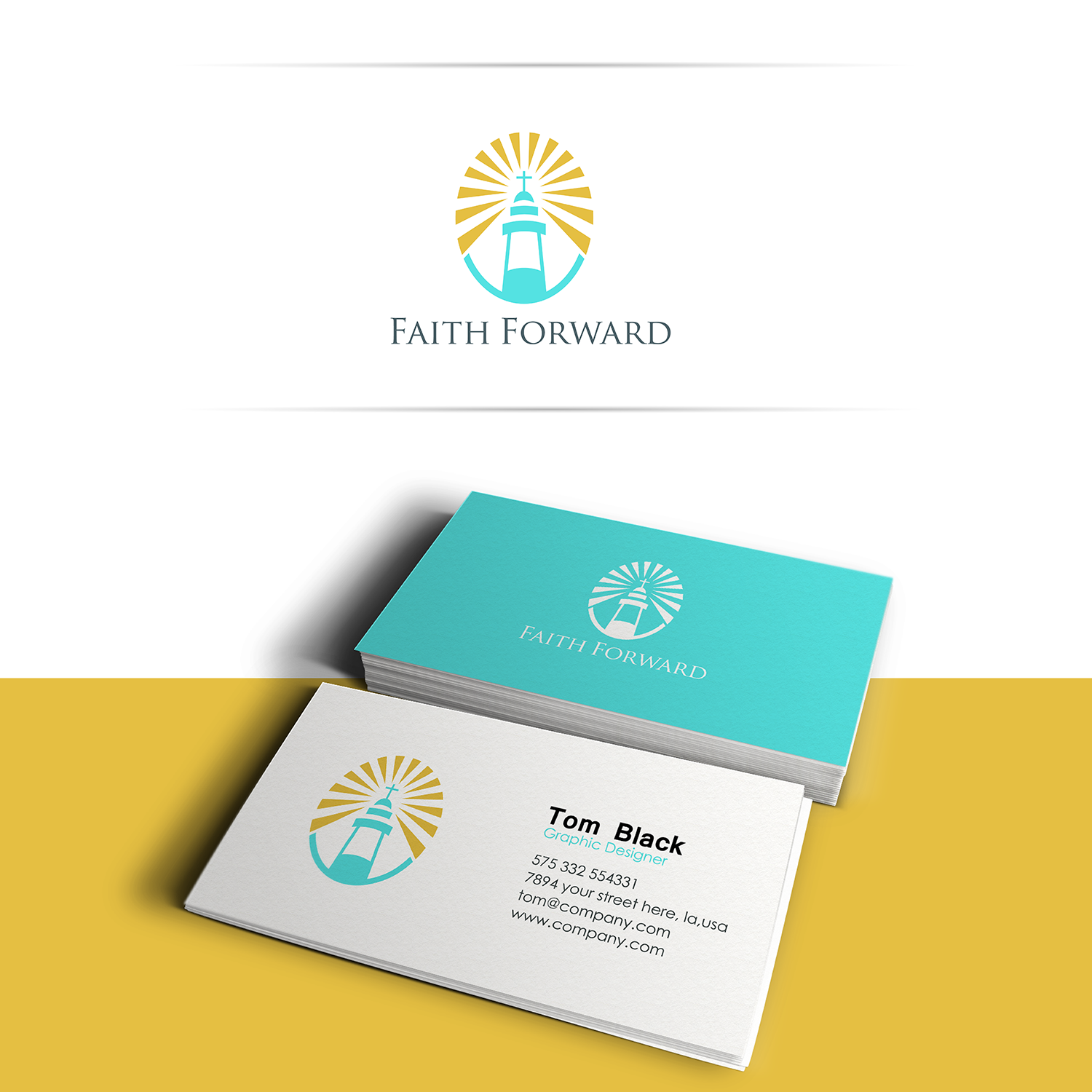 Faith Forward Logo And Business Card Design By Putul1950 17520 - Designhill