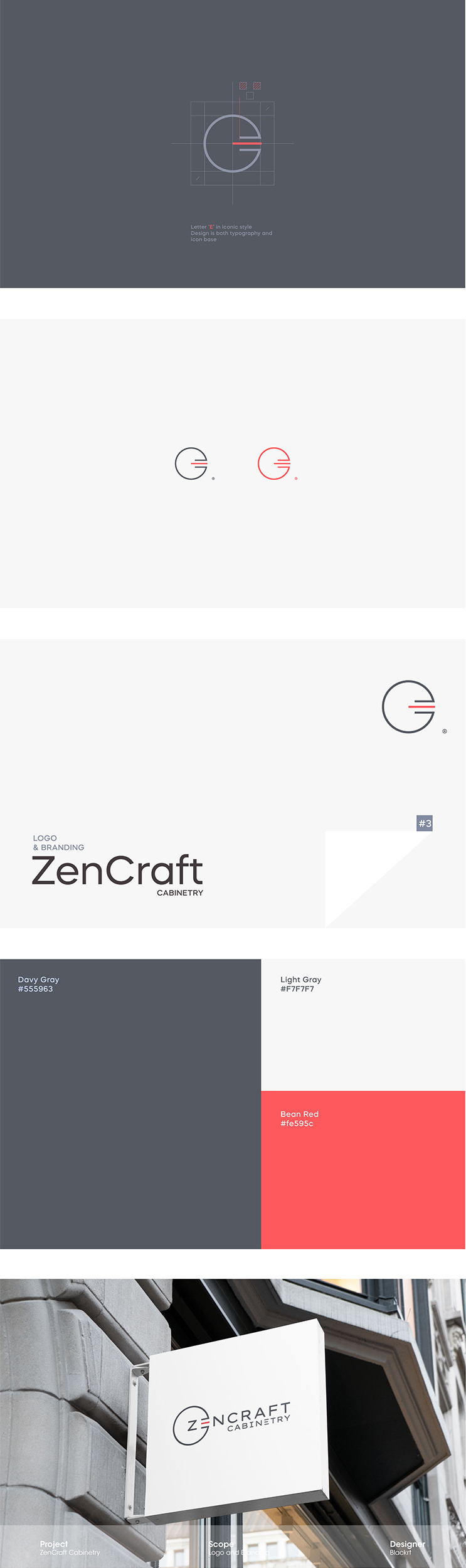 ZenCraft Cabinetry Logo Design By blackrt 363992 - Designhill