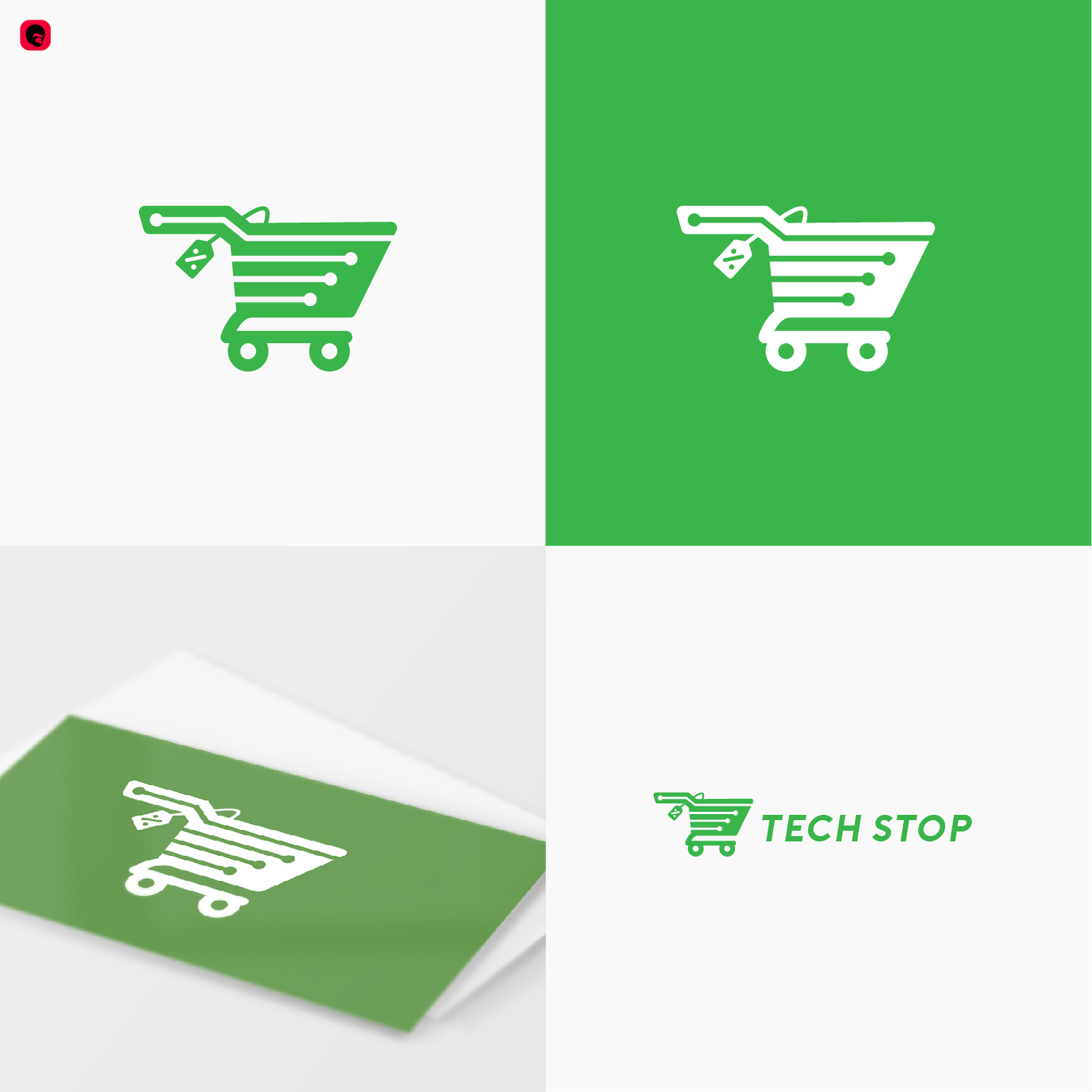 Tech Shop Logo By Dirtyapestm Studios 45049 - Designhill
