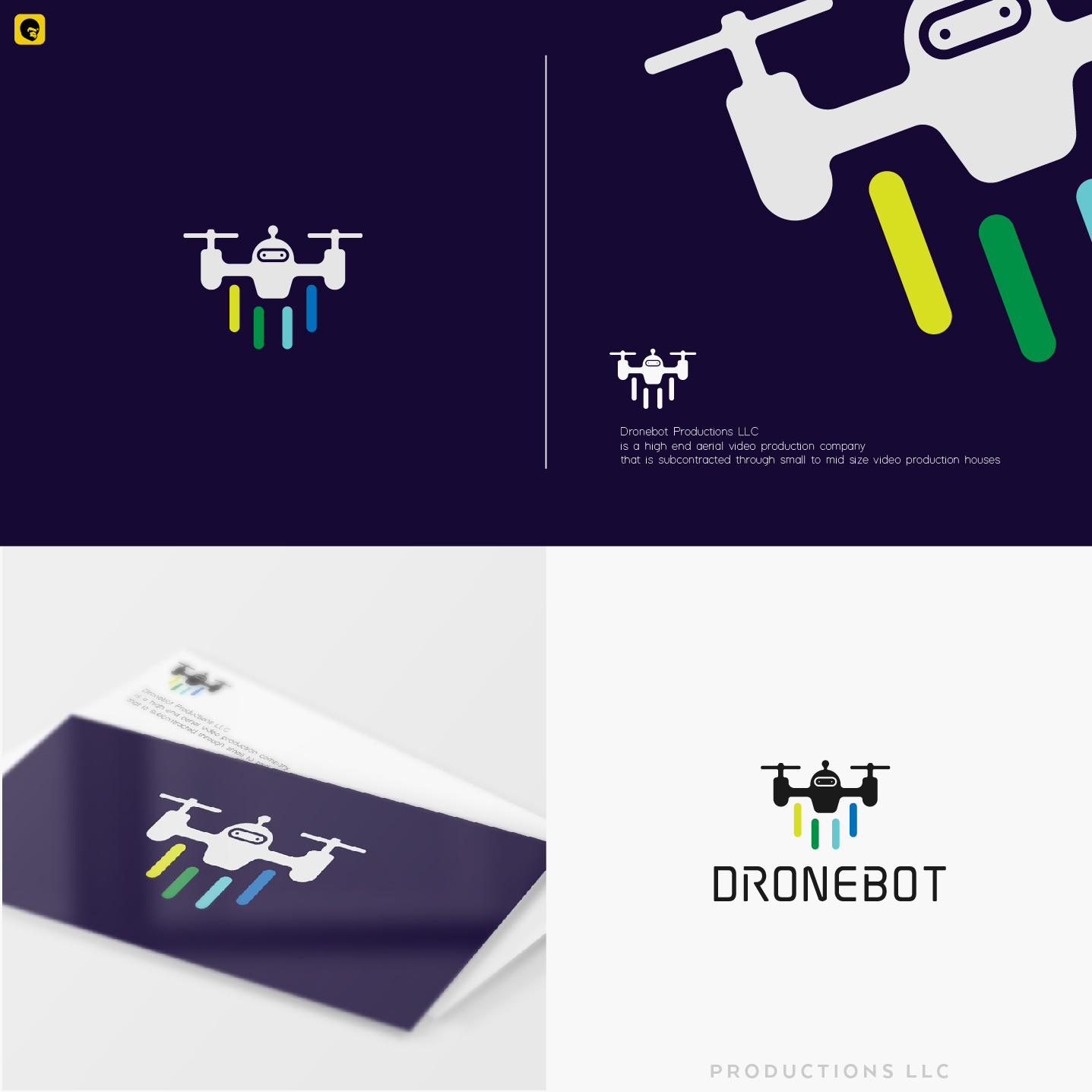 Drone Bot Logo By Dirtyapestm Studios 45044 - Designhill