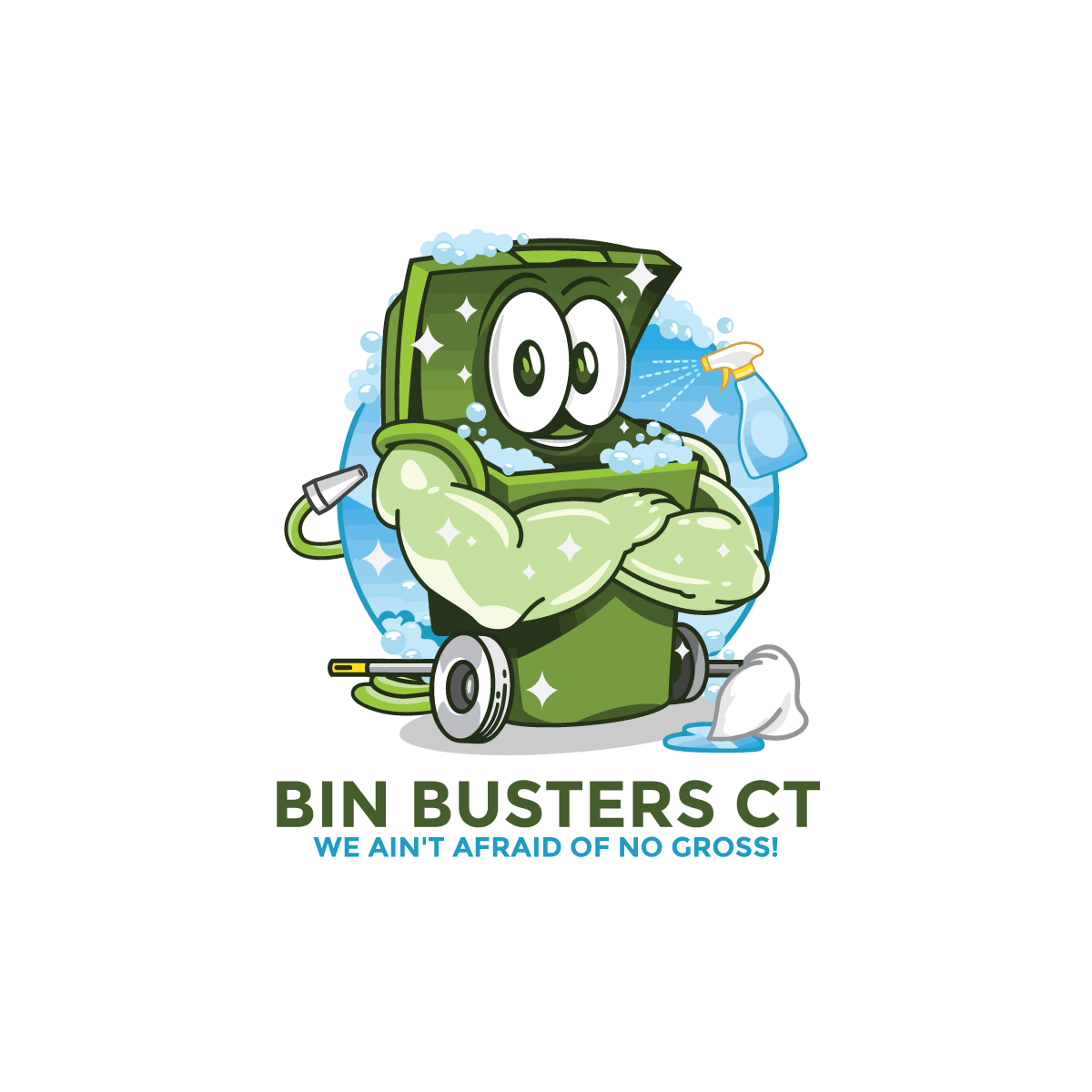 Bin Busters CT - Logo Design BY Mark Smith 377266 - Designhill