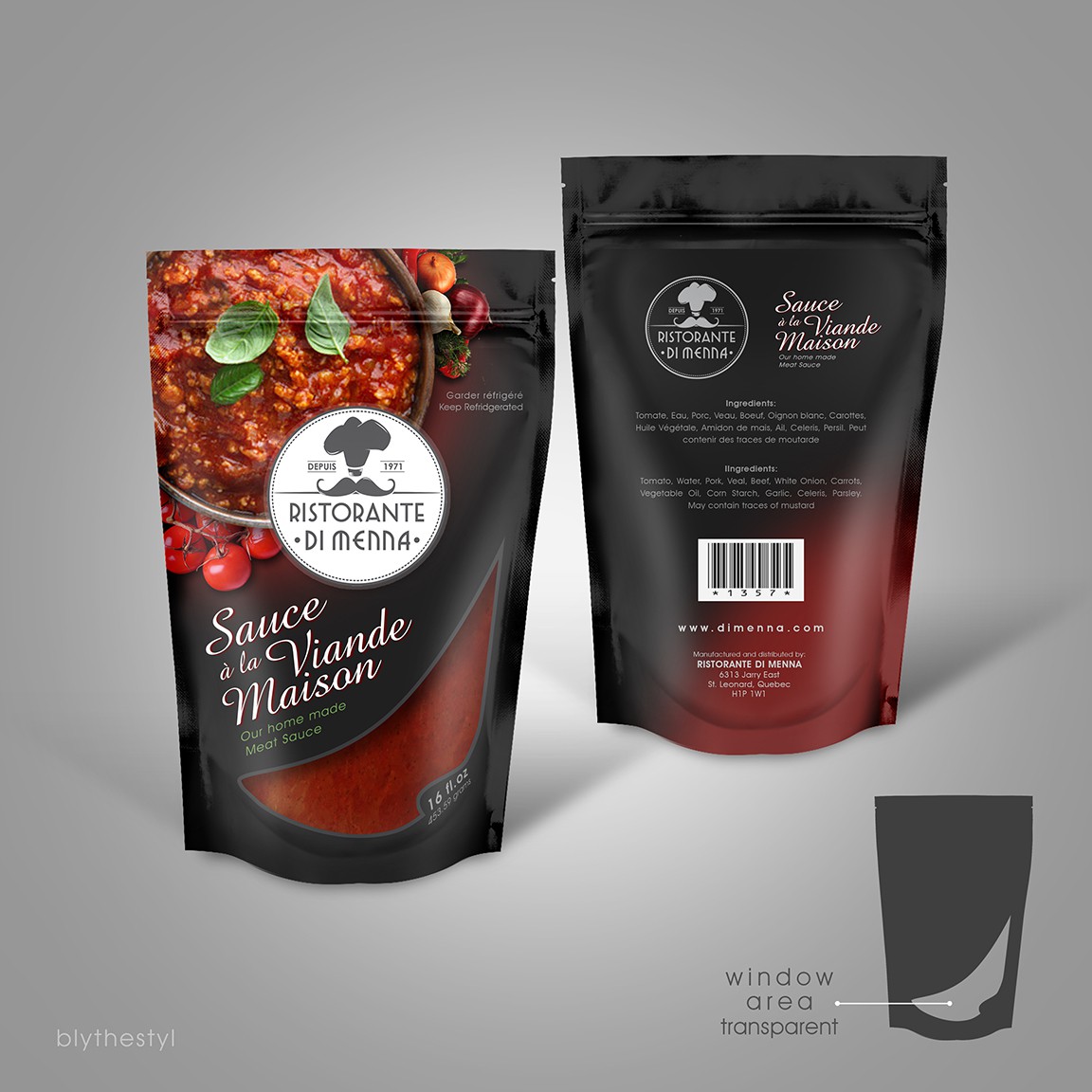 Sauce Pouch - Packaging Design BY Blythestyl 339951 - Designhill