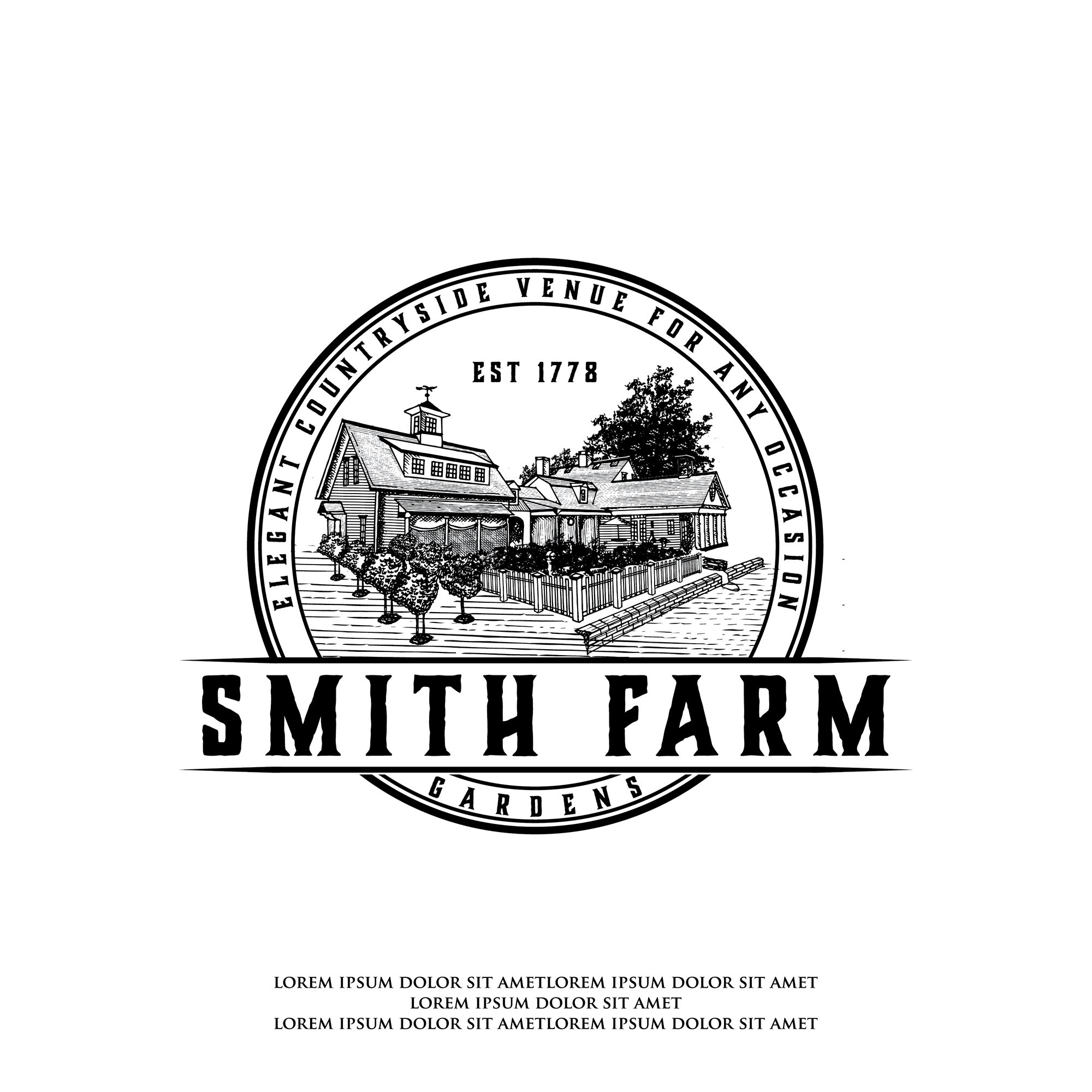 Custom Logo Design For Smith Farm By Ryanpurwabara 28741 - Designhill