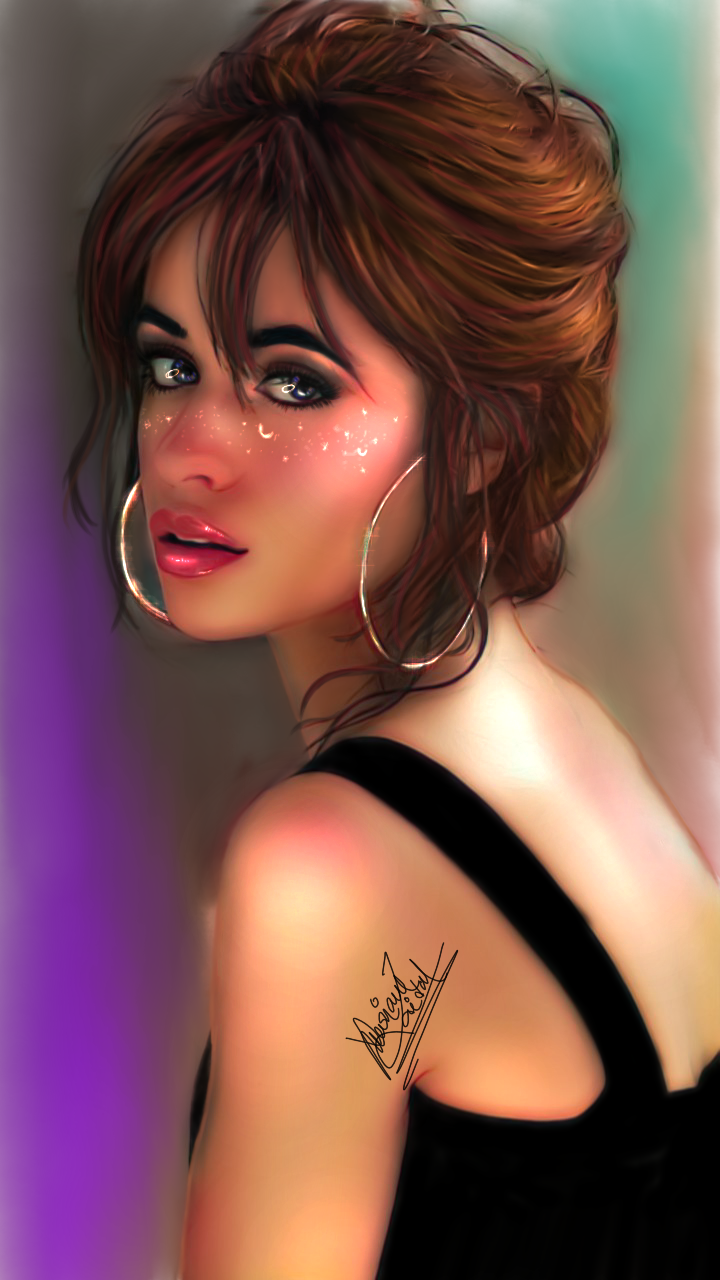 Camila Cabello Digital Art By Mariam Hassain 119949 - Designhill