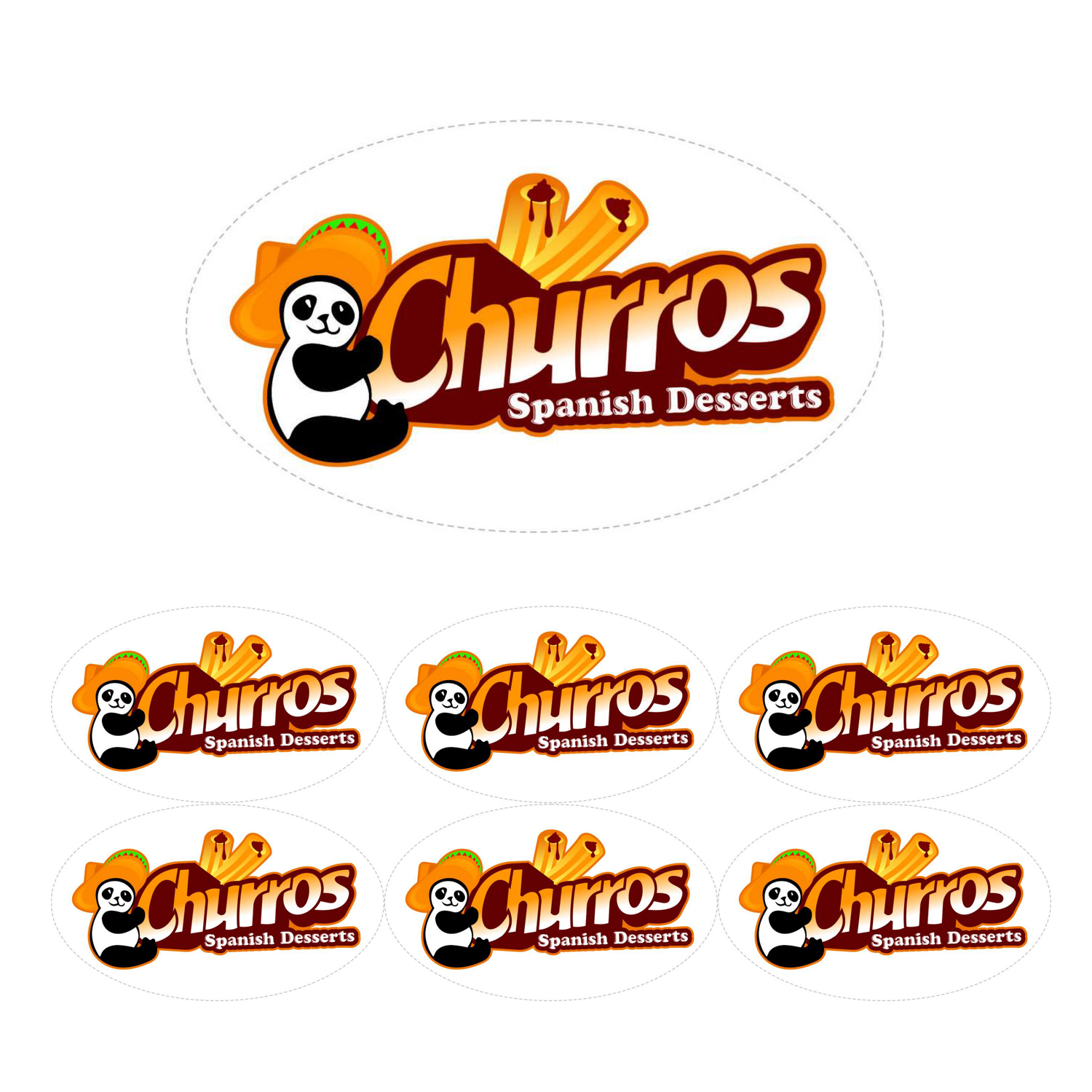 Churros Label - Label Design BY naldz 25525 - Designhill