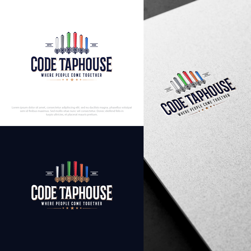 CODE TAPHOUSE - Logo Design BY Rooy Design 396238 - Designhill