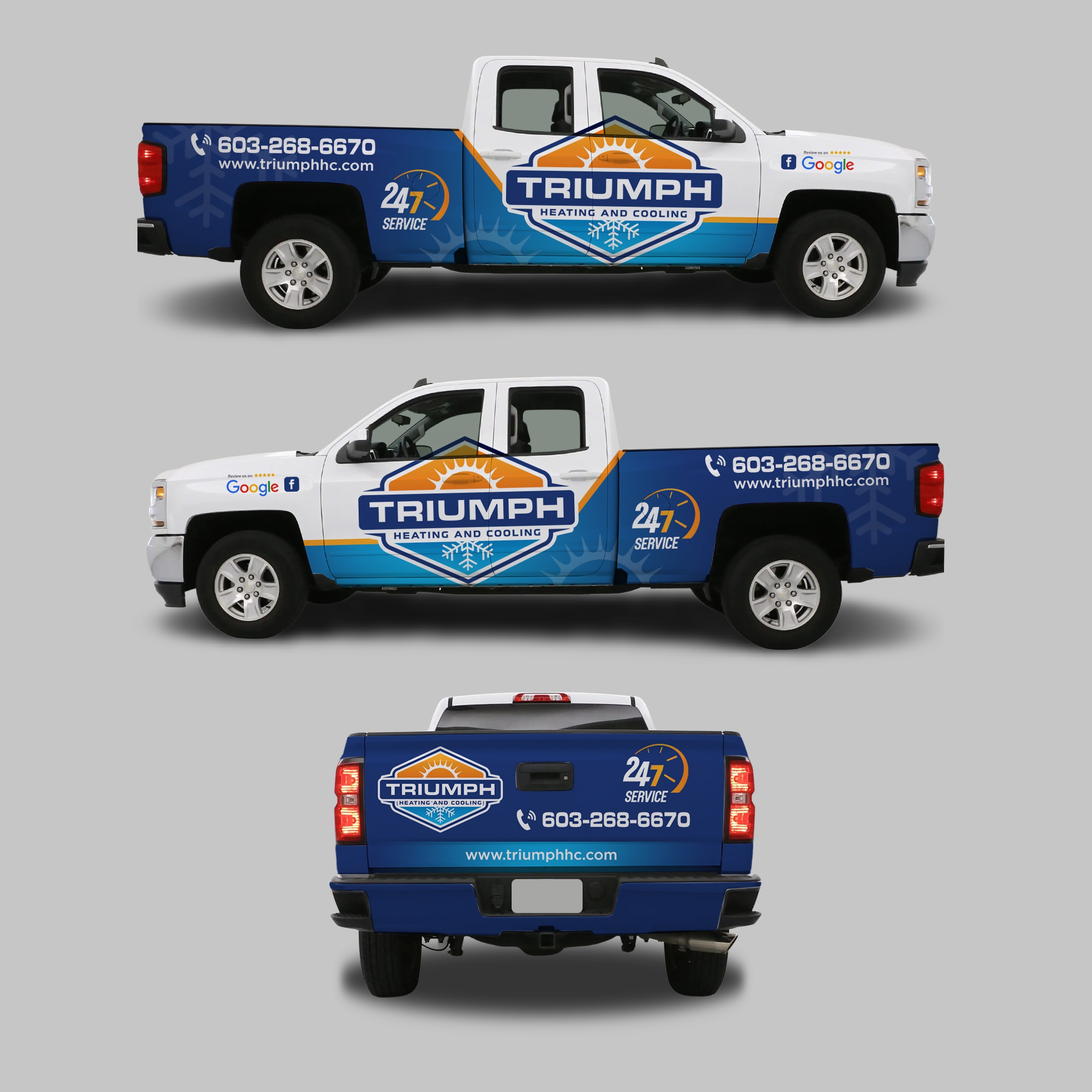 HVAC Truck Wrap By Alan Walker™♪ 352416 - Designhill