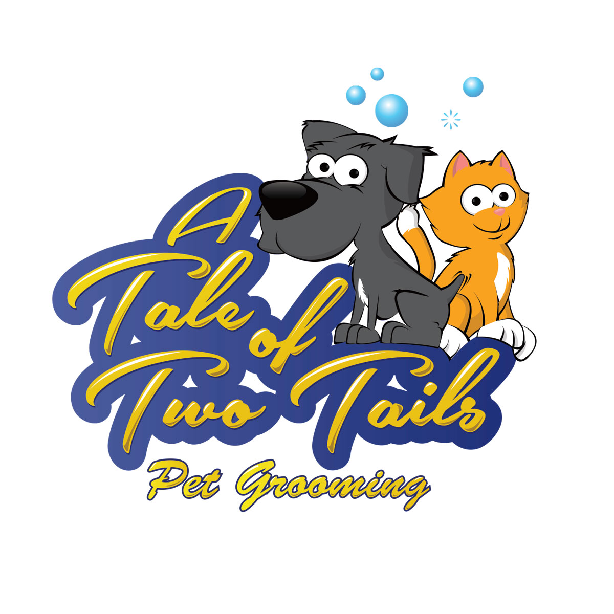 A Tale Of Two Tails Logo By Paulyddesign727 144308 - Designhill