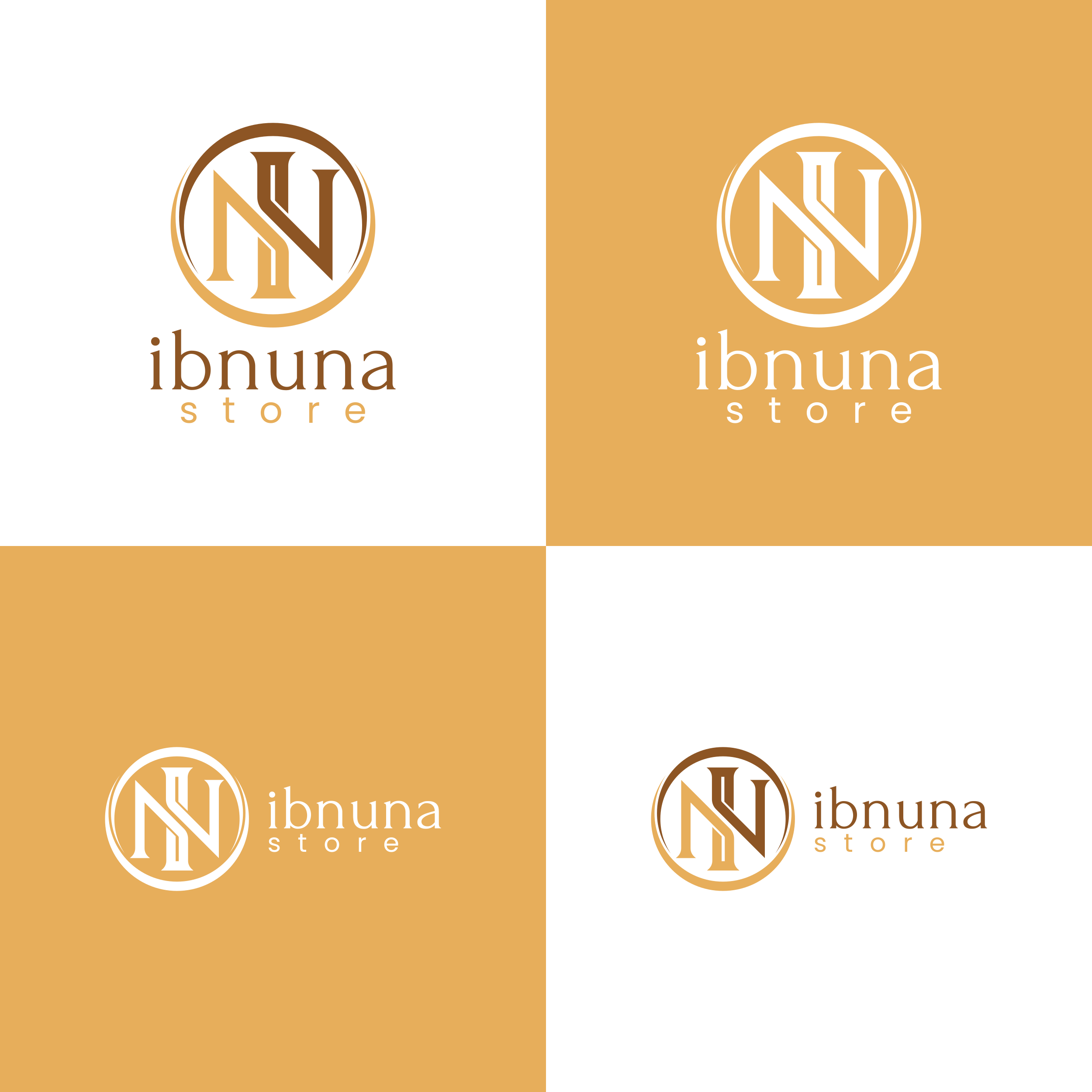 Ibnuna Store Logo By Mohammad Roqib 379609 - Designhill