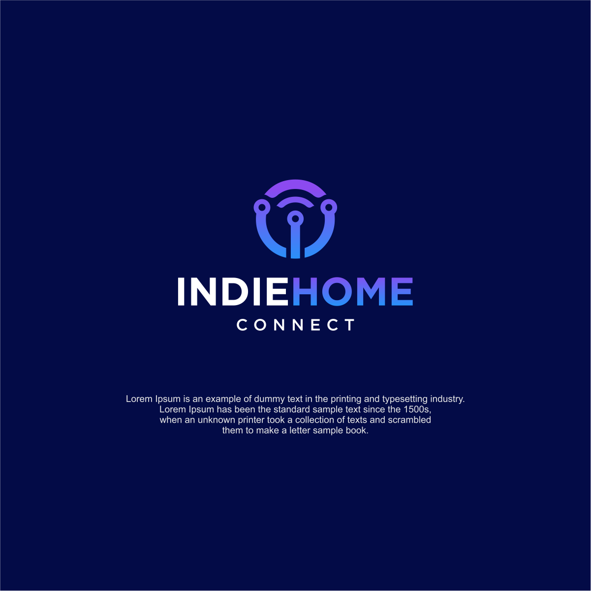 INDIEHOME - Logo Design BY Rekta 379472 - Designhill