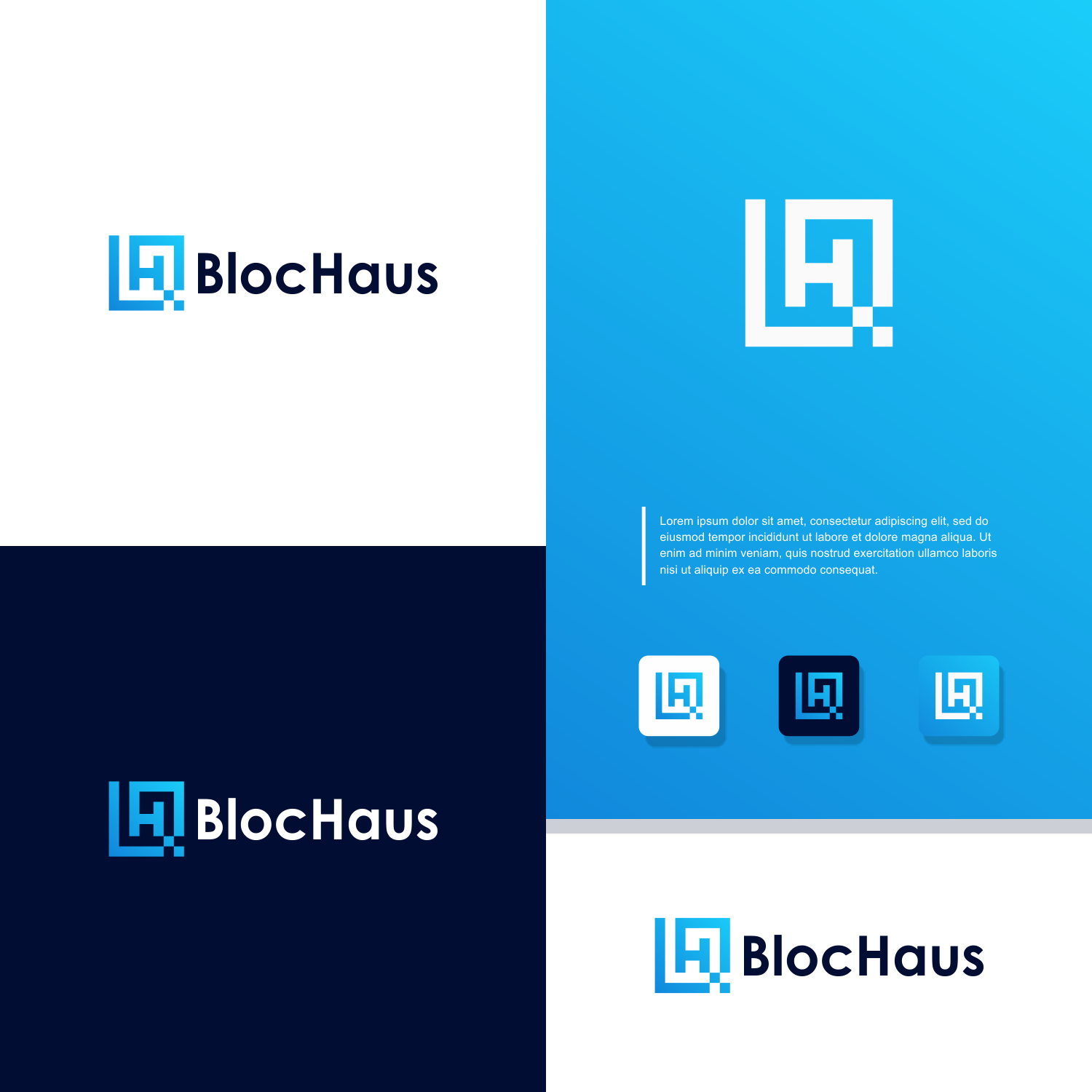 BlocHaus Logo Design - Logo Design BY Yugo 397058 - Designhill