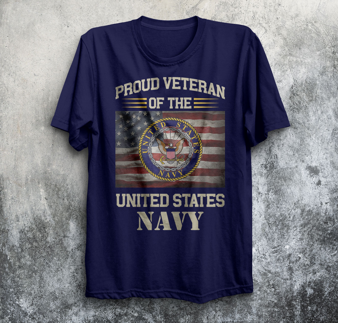 USA Navy T-shirt Design By Srasel.dpe 347672 - Designhill