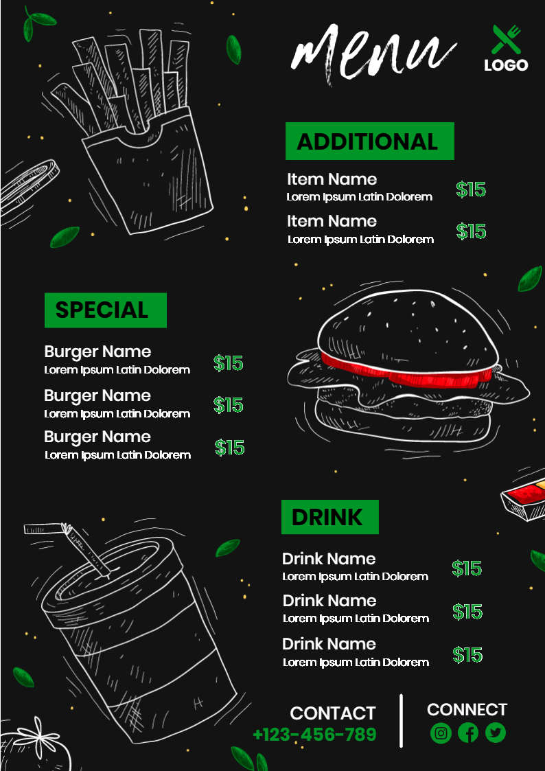 Resto Menu Design By Preet Chovatiya 299165 - Designhill