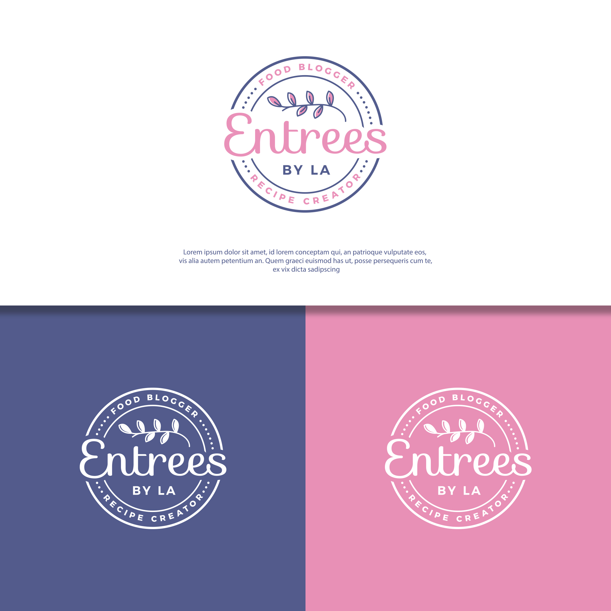 Entrees By LA - Logo Design BY Bravy Art™ 41444 - Designhill