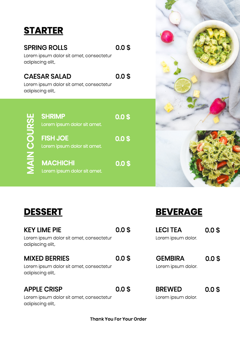 Restaurant Menu Design Challenge 2021 | Designhill