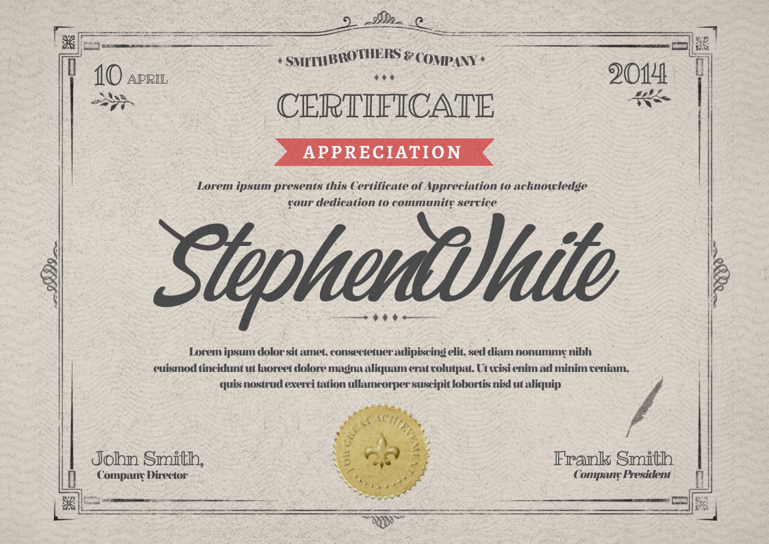 Corporate & Legal Certificate Design Challenge | Designhill Studio