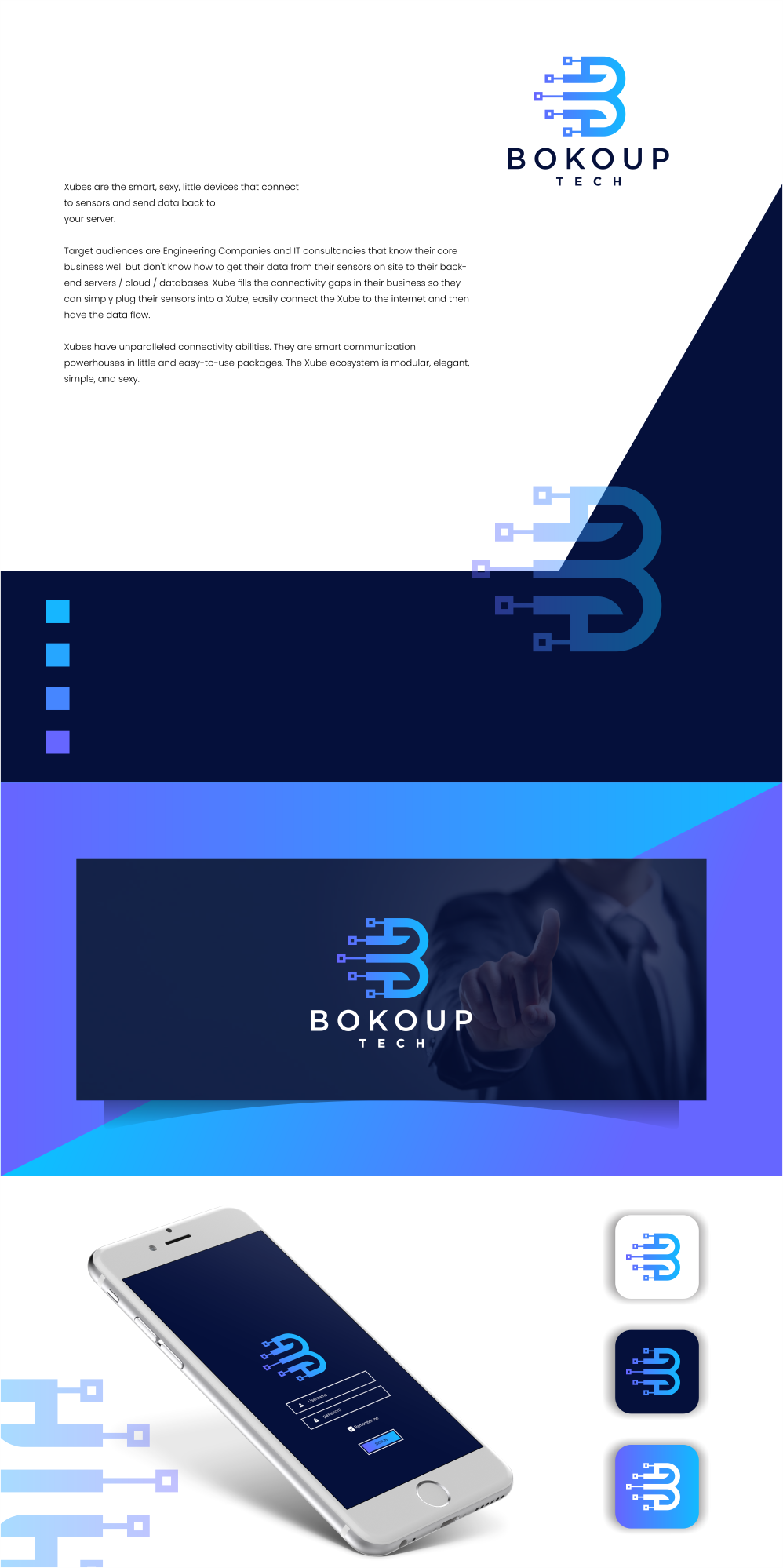 Letter B Technology Logo By Rubiy 383151 - Designhill