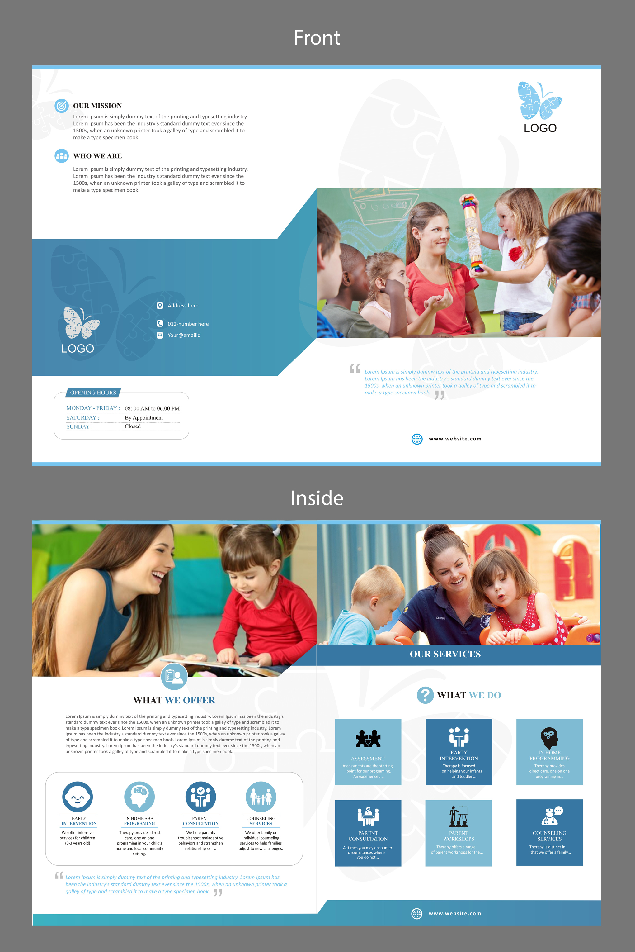 Child Care - Brochure Design BY Dj 35480 - Designhill