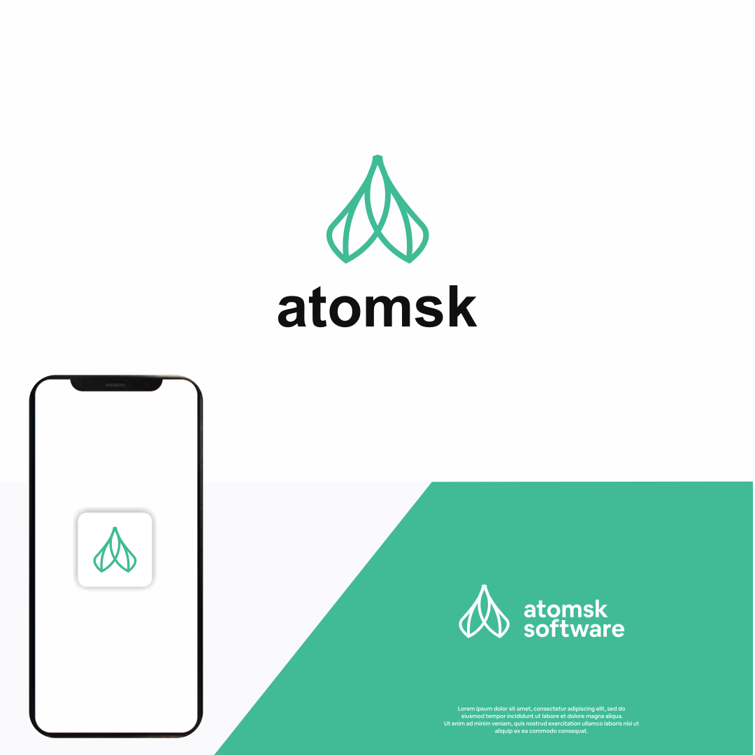 Atomsk Technology Logo By Imambahruddins 404316 - Designhill