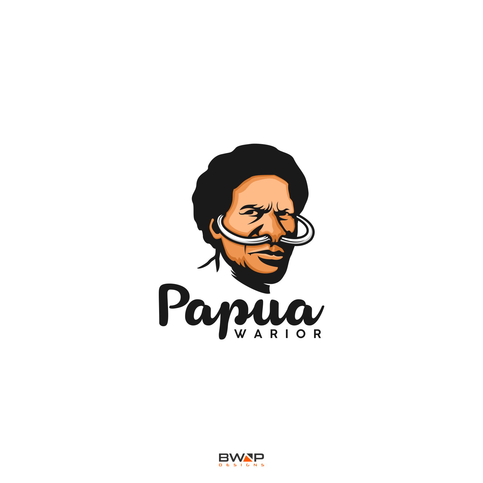 Papua Warrior - Logo Design BY Bwnpdesigns 57146 - Designhill