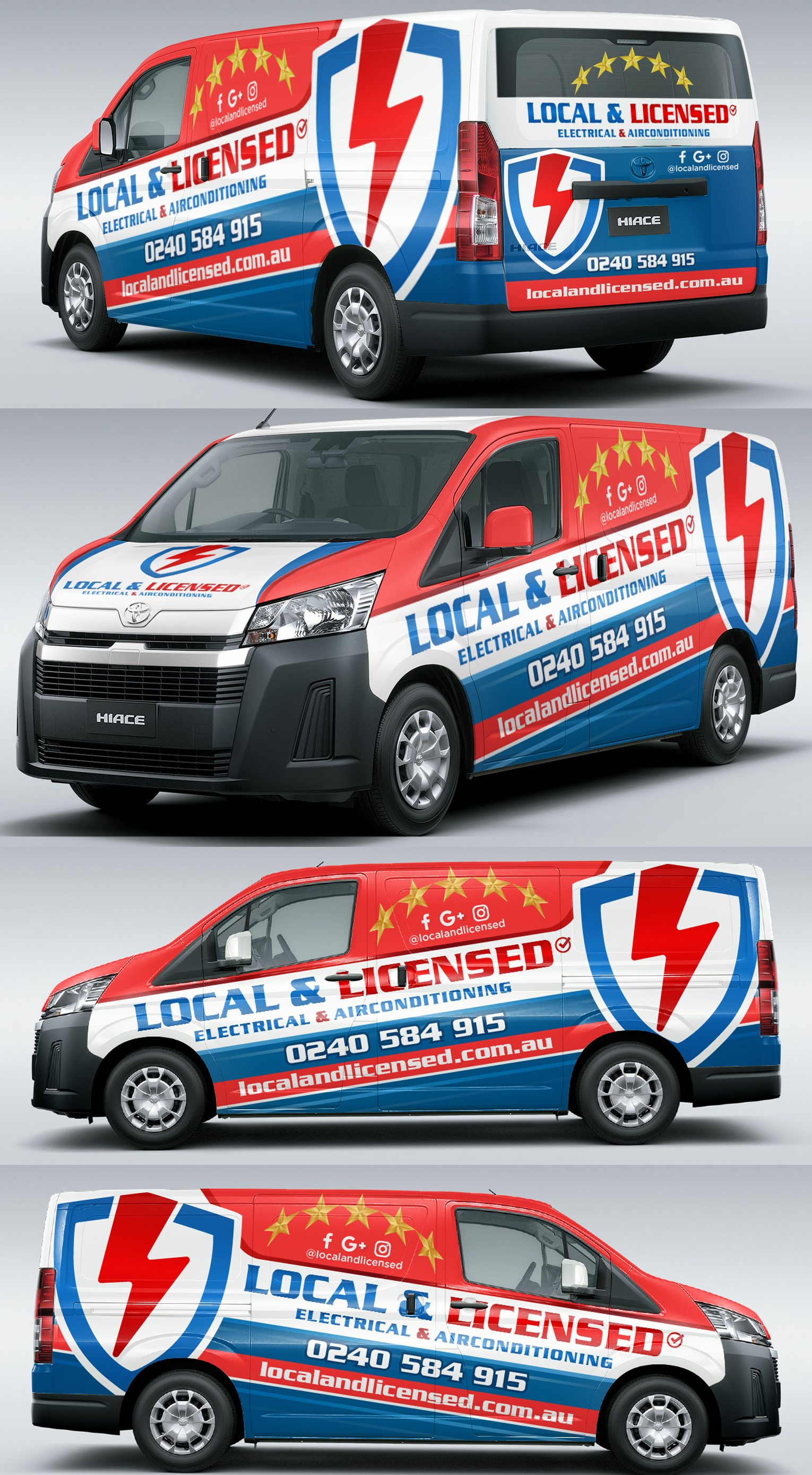 Toyota New Hiace Carwrap By Spa08 285256 - Designhill