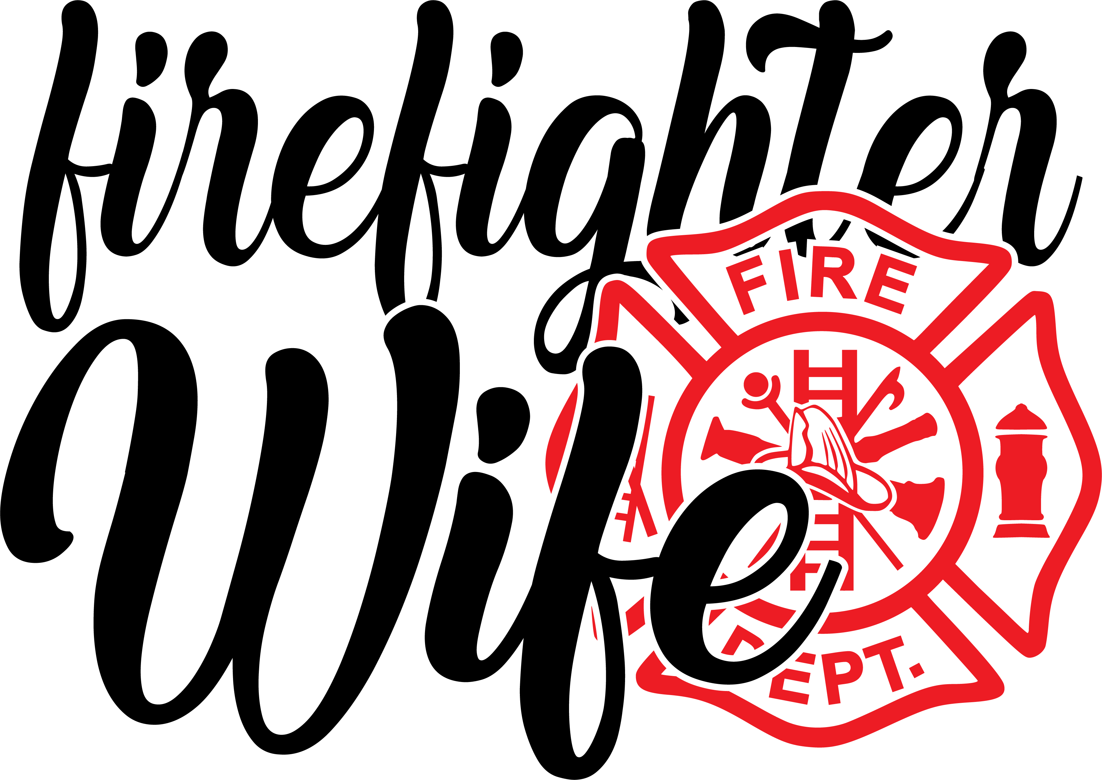 American Firefighter Wife - Illustration And Graphics Inspiration ...
