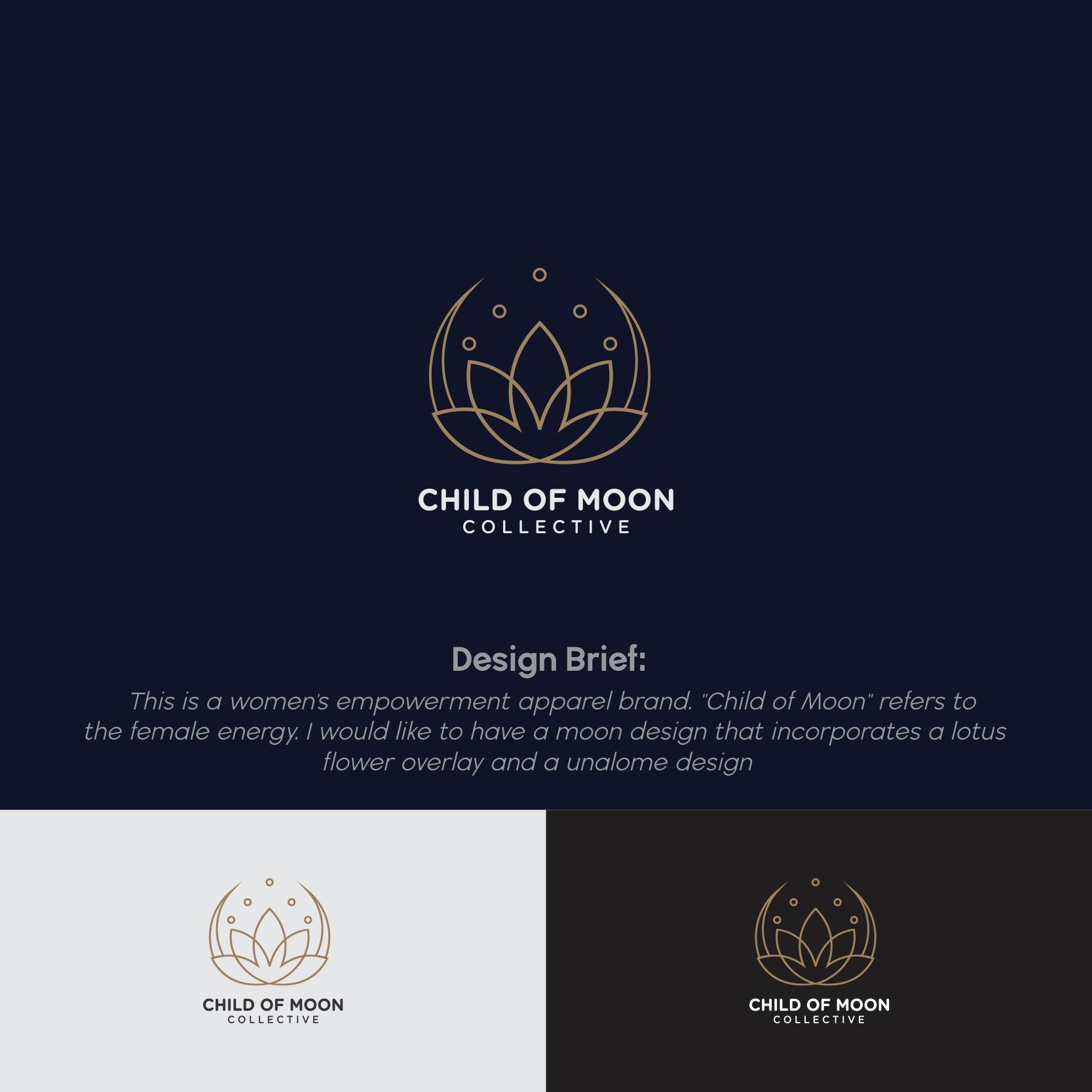 Child Of Moon - Logo Design BY Skye Pixels 288528 - Designhill