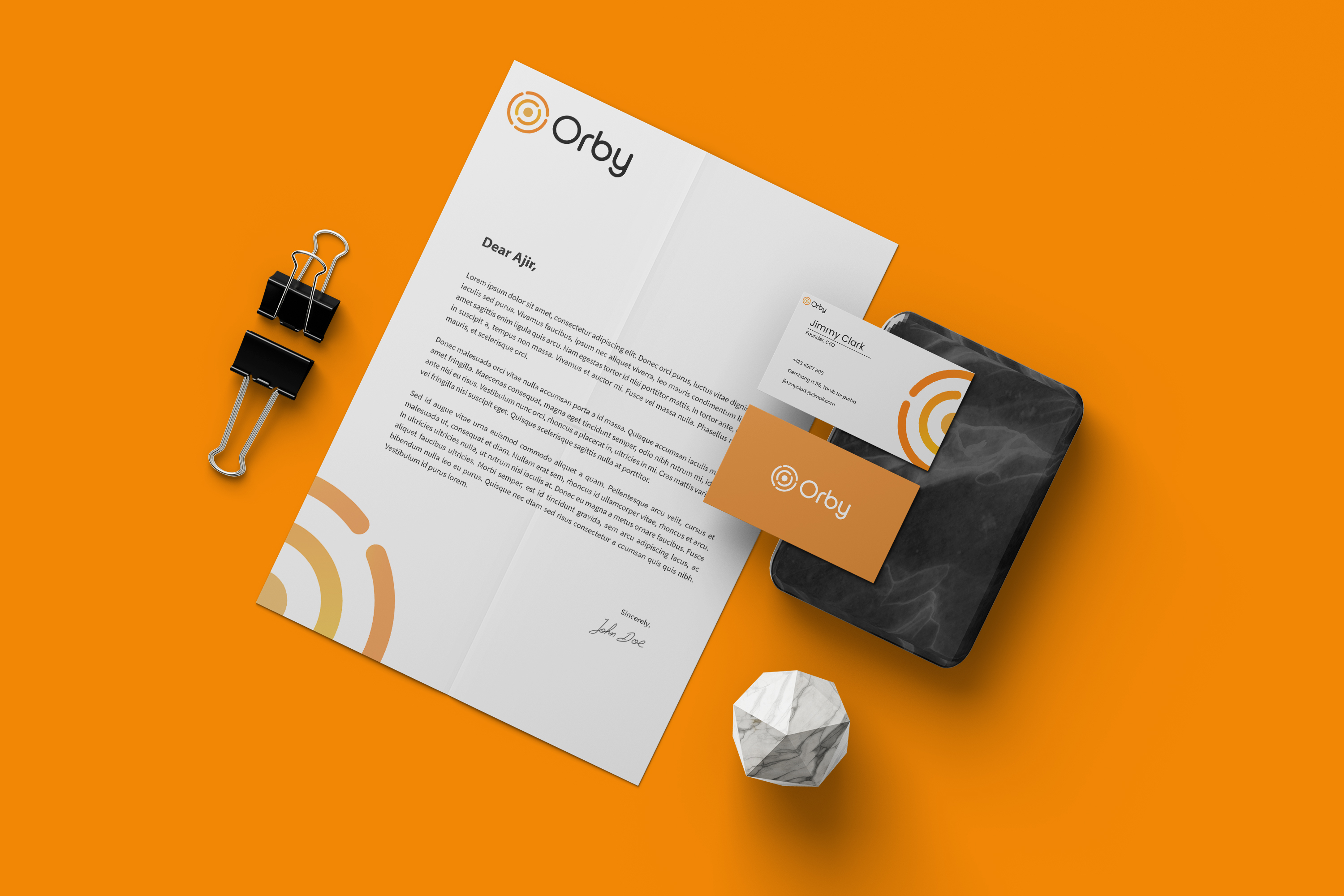 Staionery Design Orby By Riko Ajiyanto 339918 - Designhill