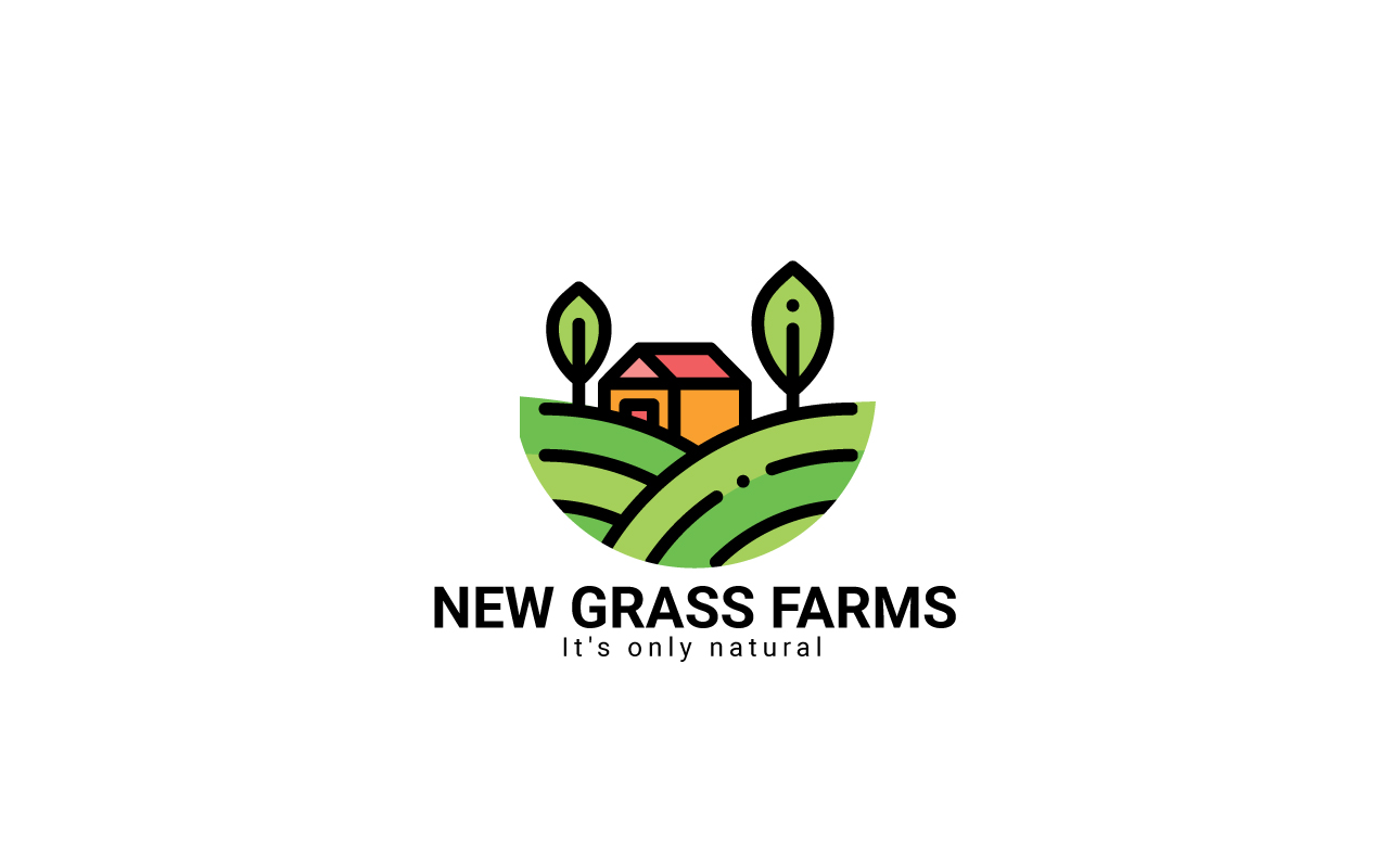 New-Grass-Farms Logo By mahabubalom_masud 88174 - Designhill