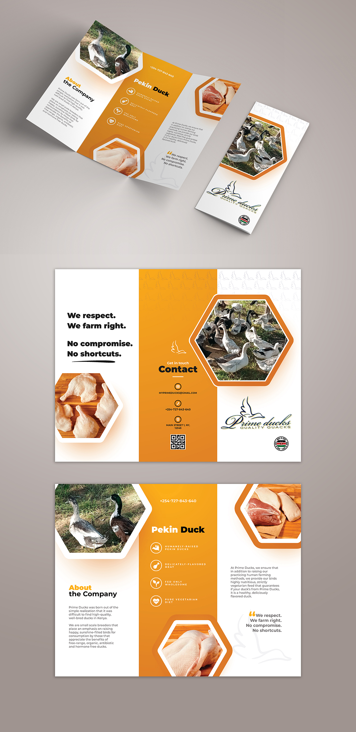 Brochure For A Local Meat Producer By Damir 383407 - Designhill
