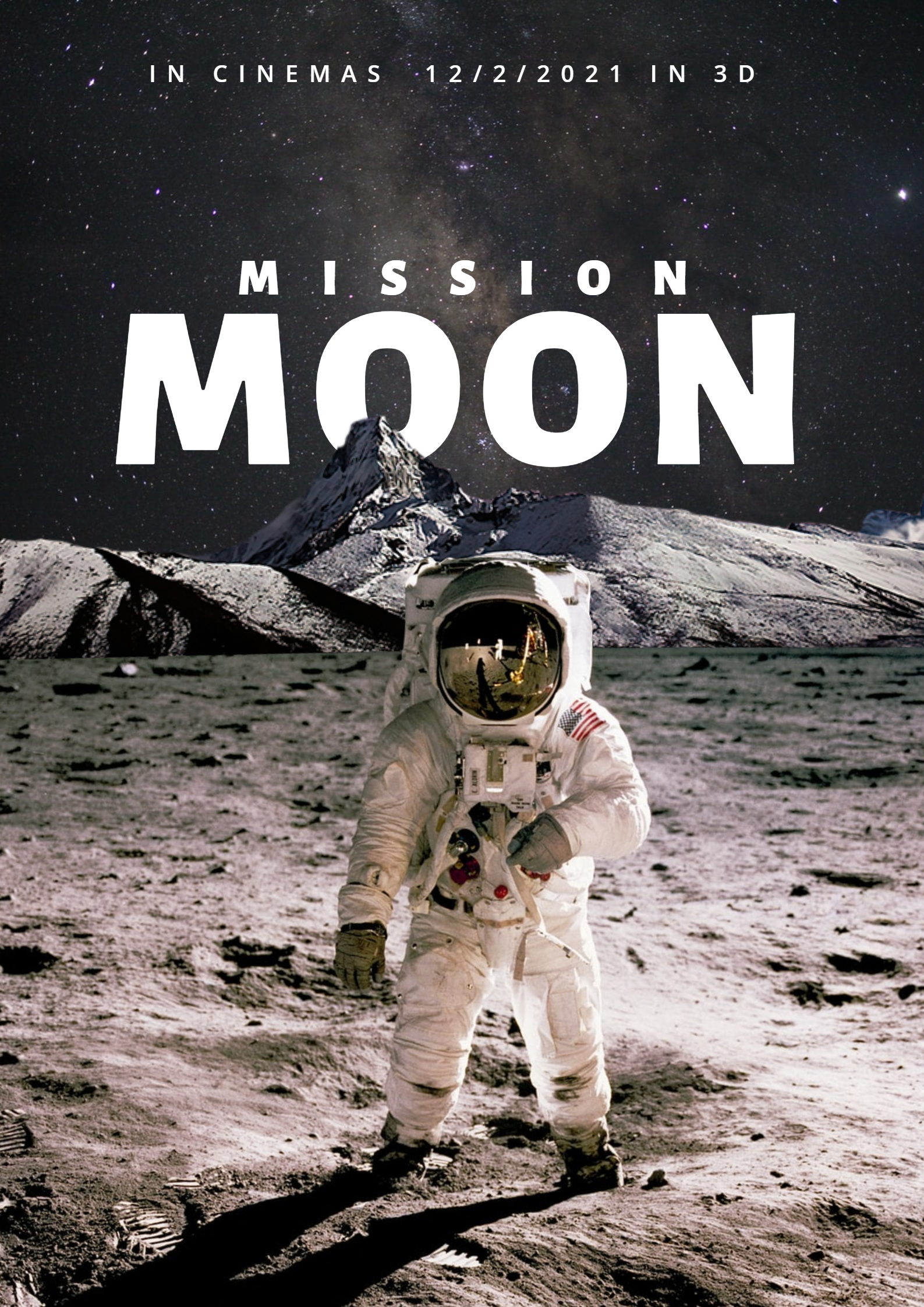 MOVIE POSTER - MISSION MOON By Dharmik Solanki 294619 - Designhill