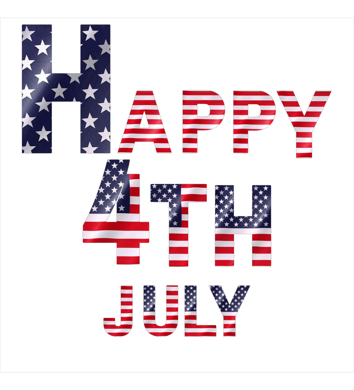 Happy 4th July - Lettering Art BY Nina Dev 242035 - Designhill