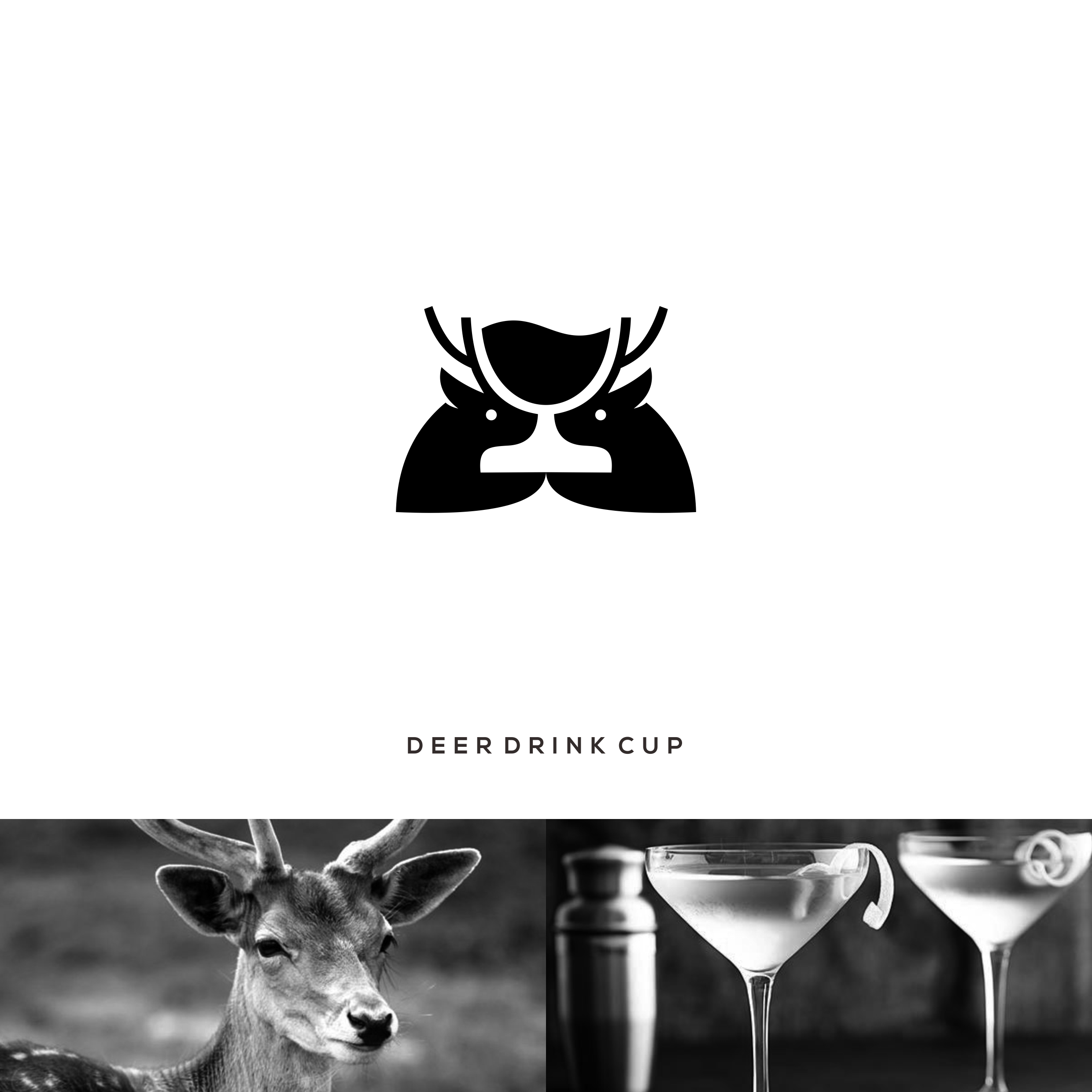 Deer Drink Cup - Logo Design BY Zzzzzz 312962 - Designhill