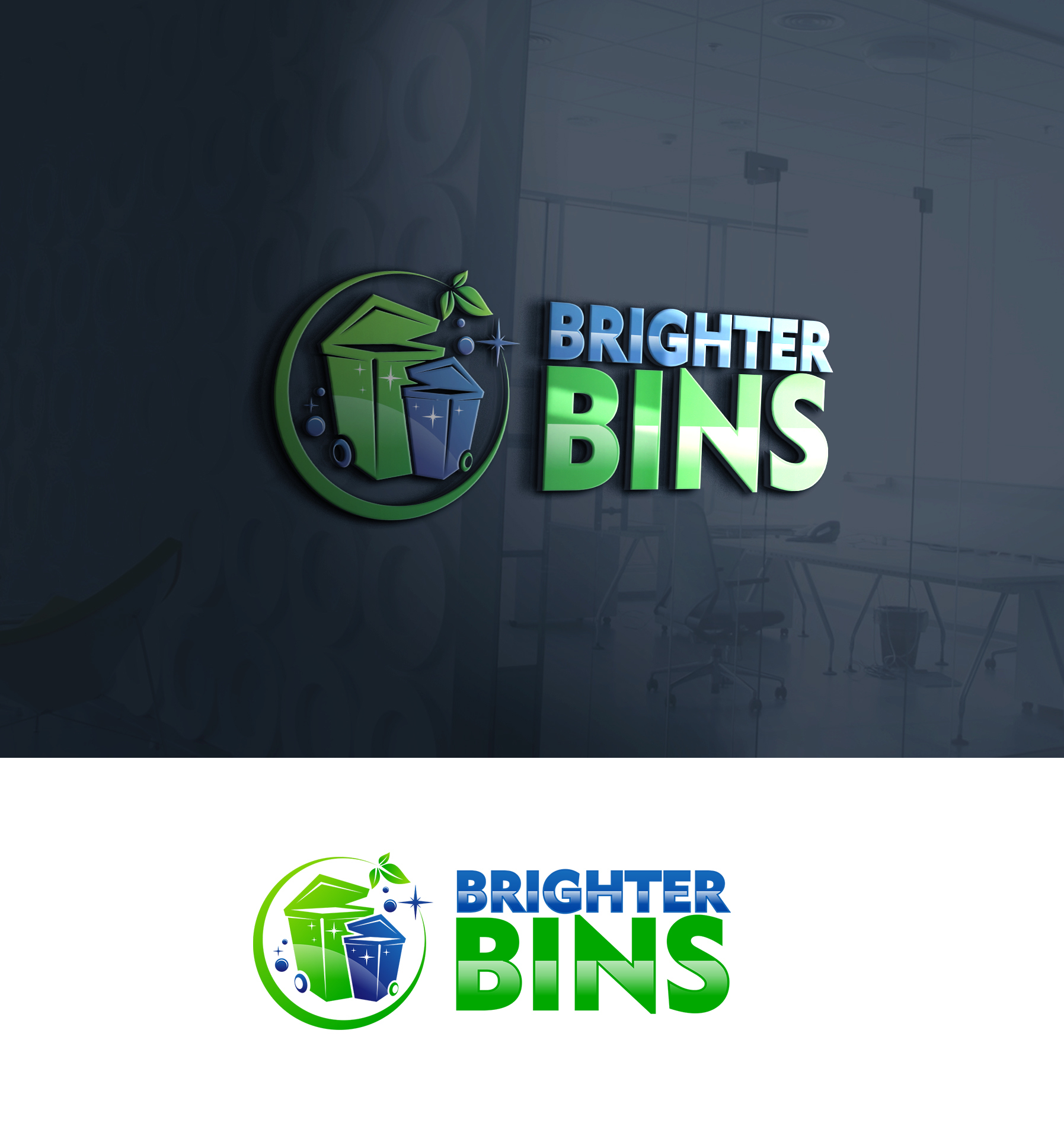 Cleaning Bin Logo Design By Ezesol 337100 - Designhill