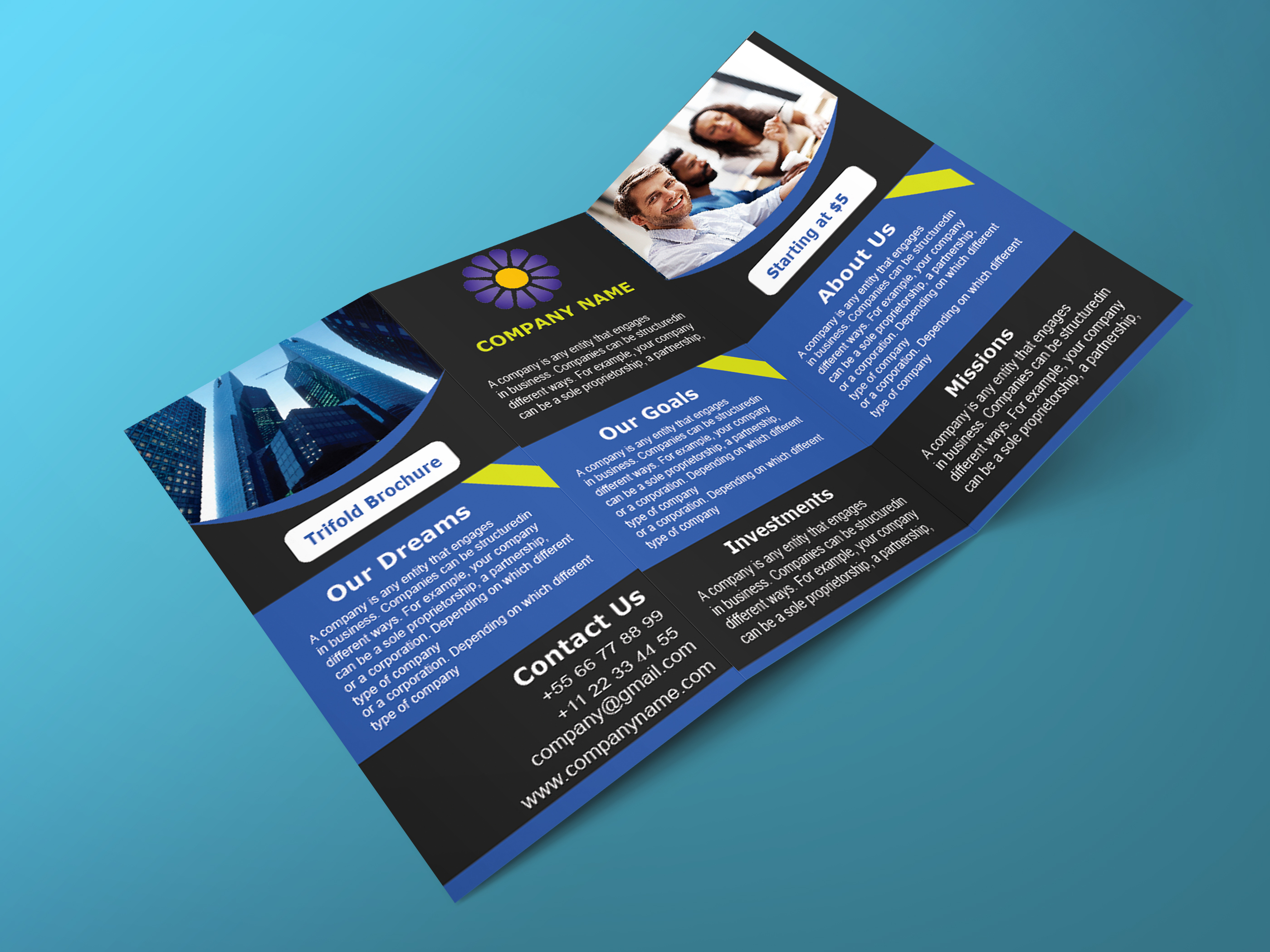 Promotional Brochure By Ronjit Ukil 46812 - Designhill