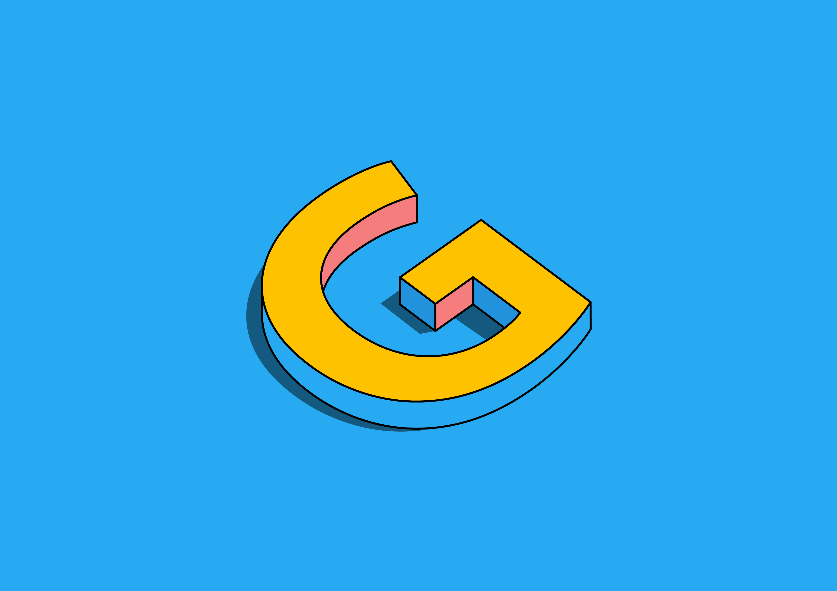 G Isometric By Glowstar Creative Design 129440 - Designhill