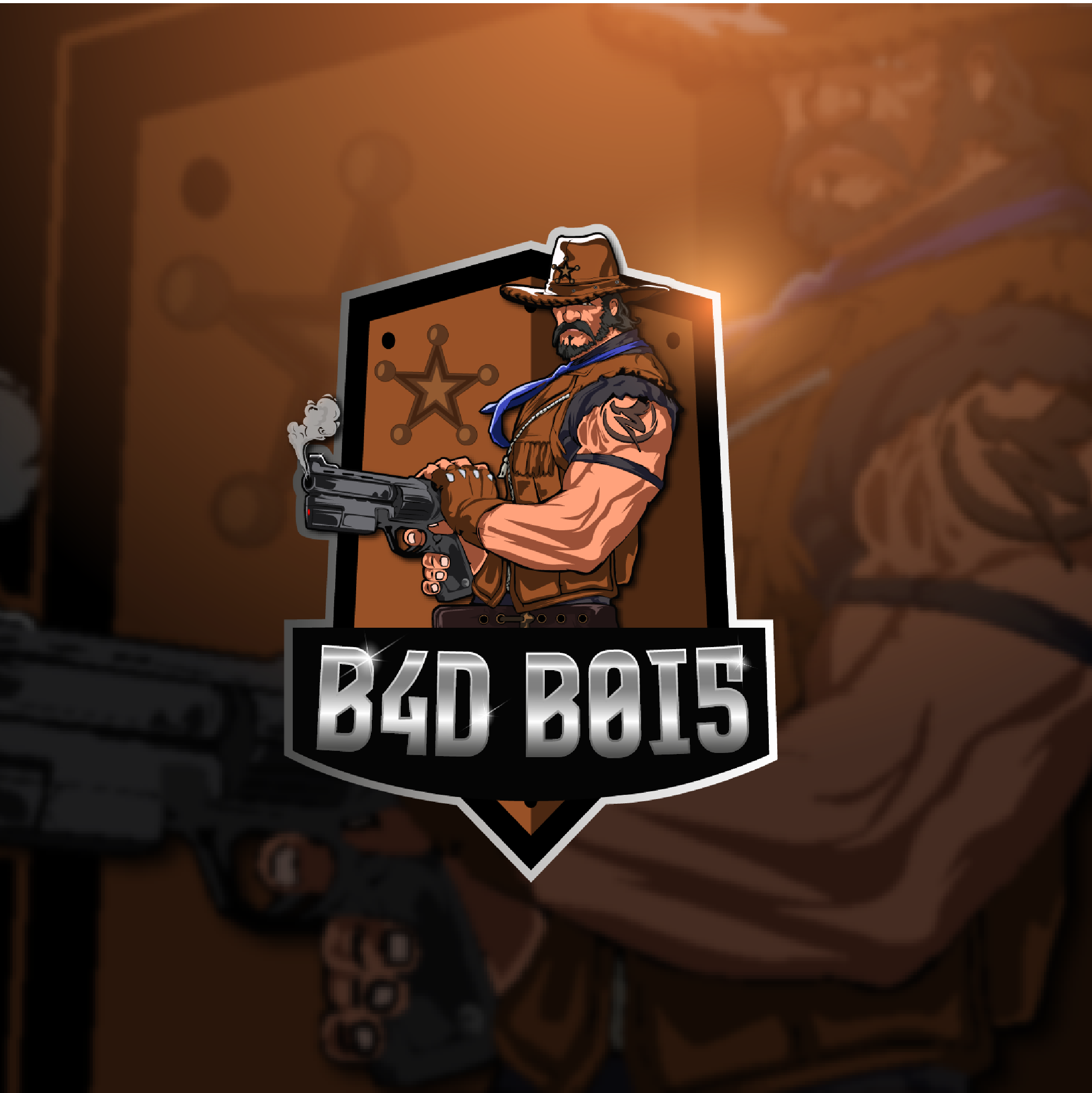 SHERIFF MASCOT LOGO By qasimgraphic 319629 - Designhill
