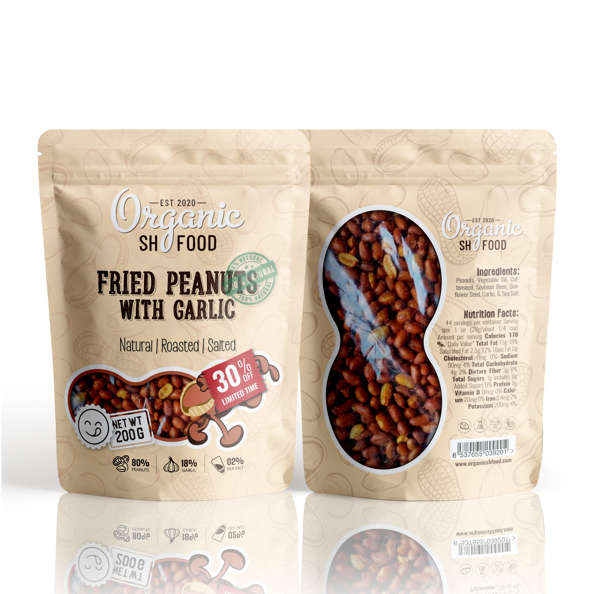 Fried Peanuts - Packaging Design BY Pencil 309107 - Designhill