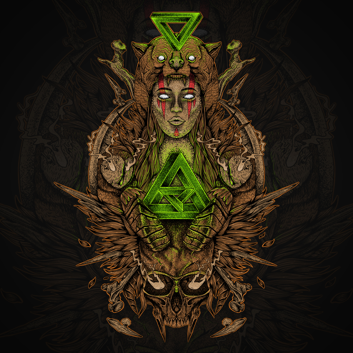 Eastern Bear Professional Drawing By Drawingmaster™ 215895 - Designhill